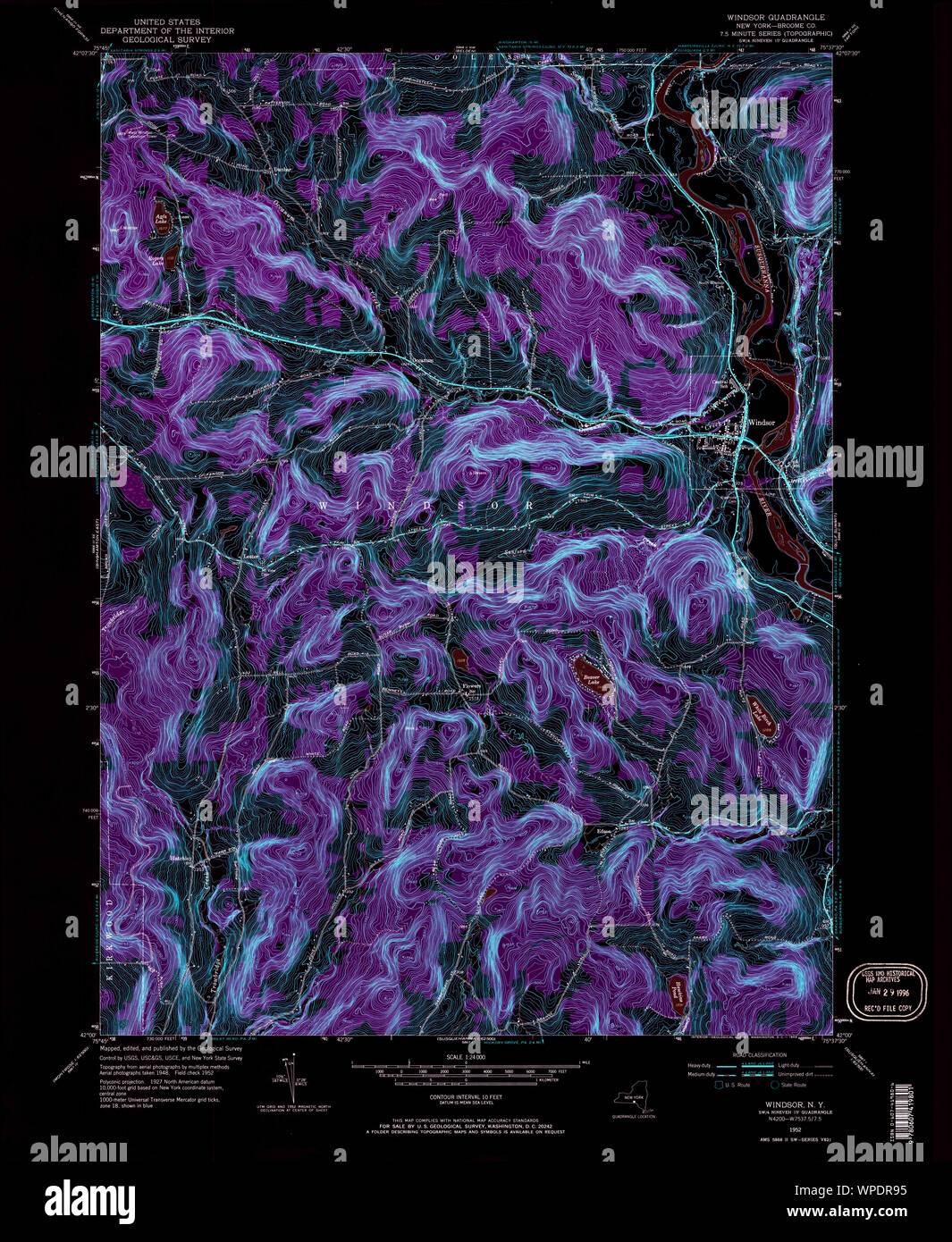 Map of new windsor hi-res stock photography and images - Alamy