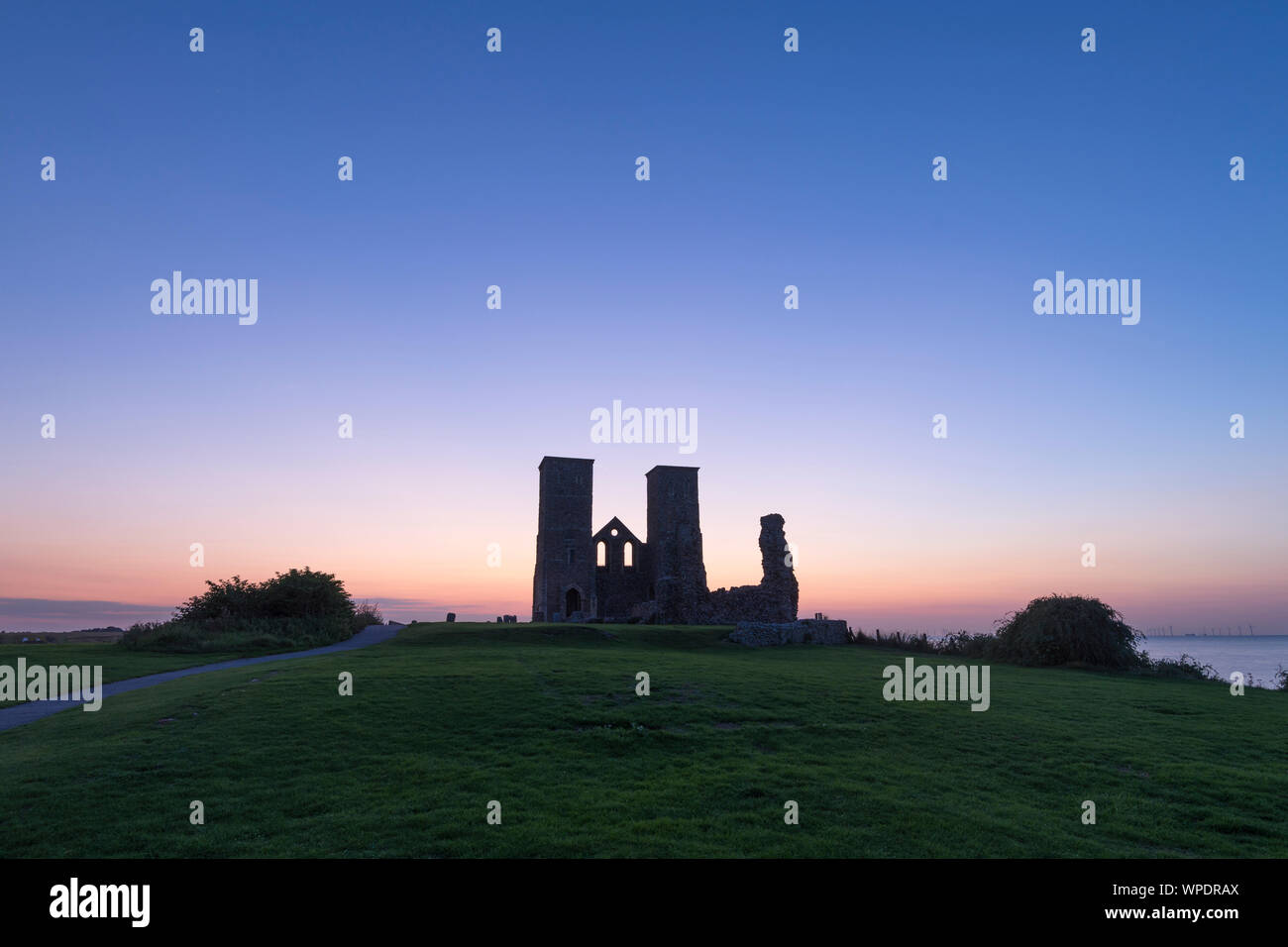 Reculver towers historic roman ruin kent hi-res stock photography and ...