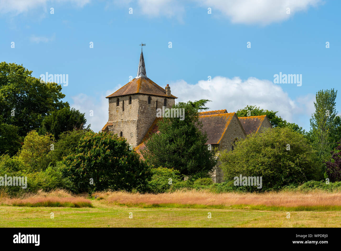 St Mary Magdalene Church in Ruckinge, Kent Stock Photo - Alamy
