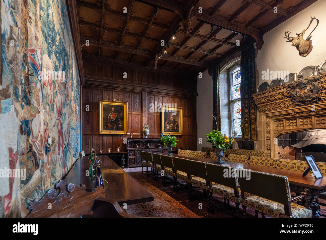 Hever Castle Interior, Kent, UK Stock Photo - Alamy