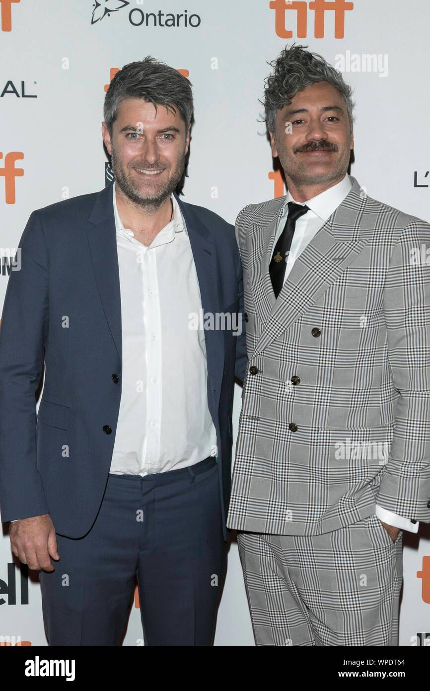 Producer Carthew Neal (l) and director Taika Waititi attend the ...