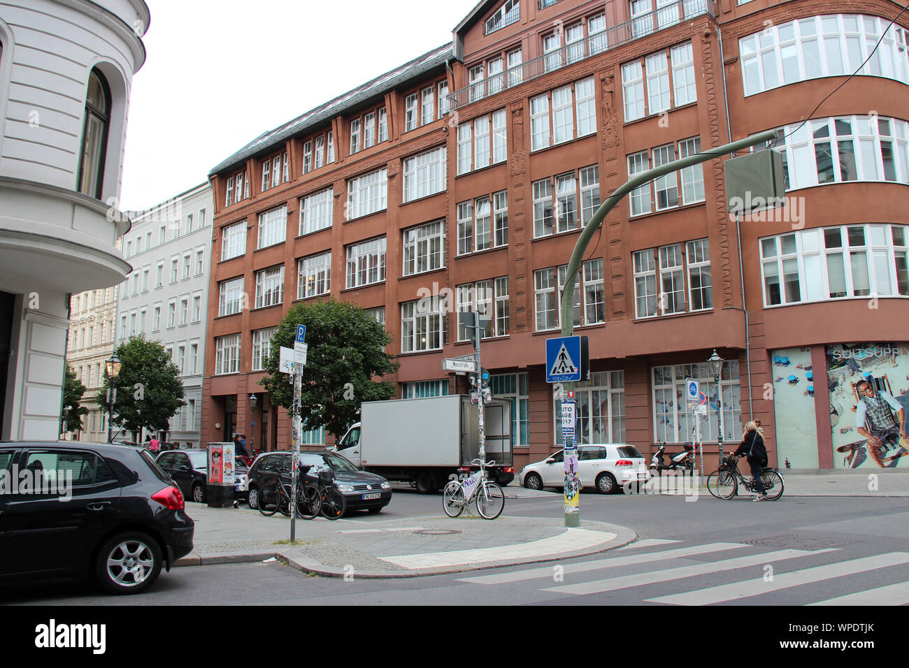 streets and flat buildings in berlin (germany Stock Photo - Alamy