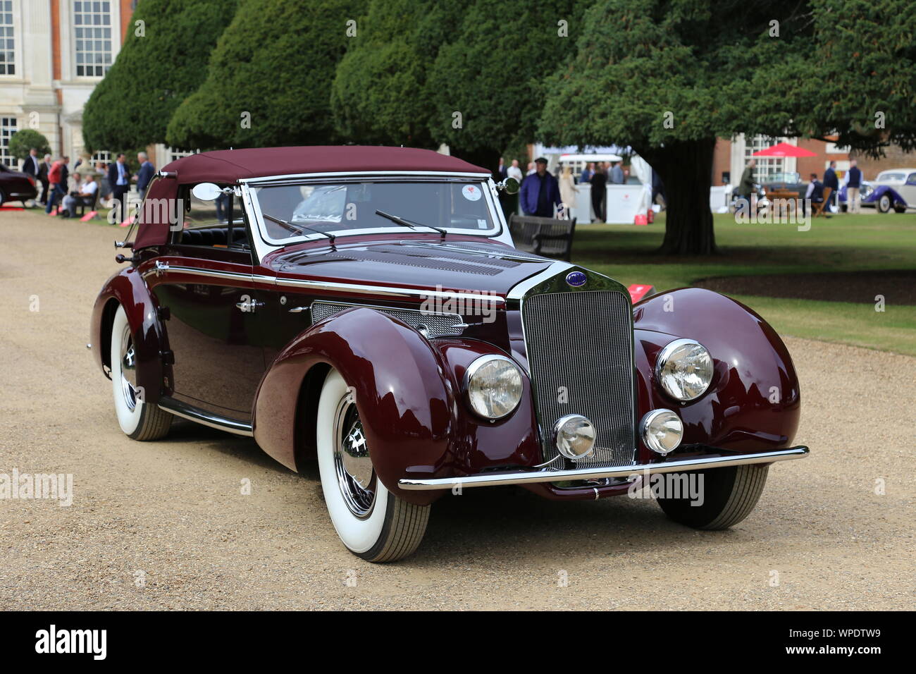 Delage D8-120 Cabriolet (1937), Concours of Elegance 2019, Hampton ...
