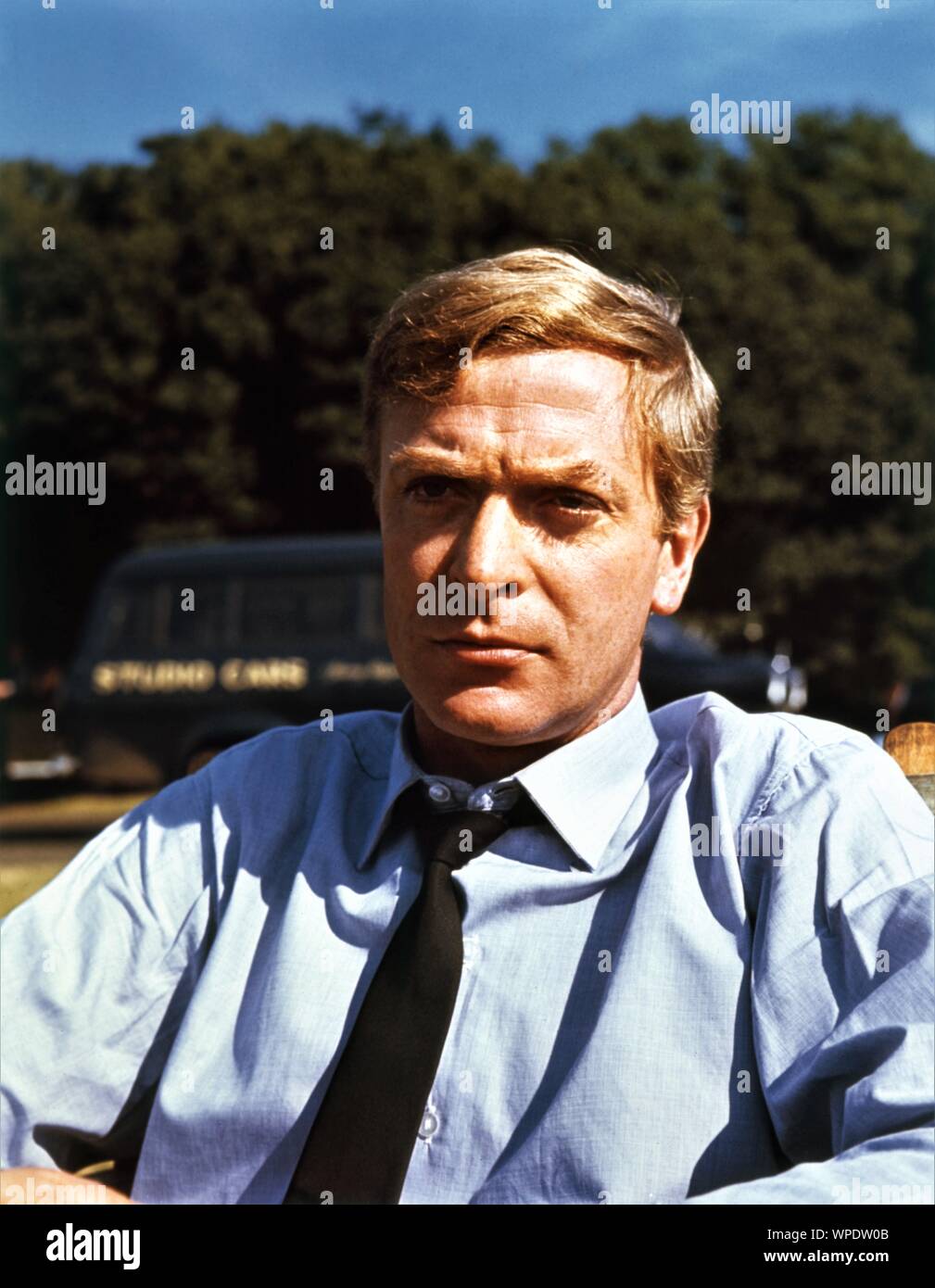 MICHAEL CAINE on set location filming candid BATTLE OF BRITAIN 1969 ...