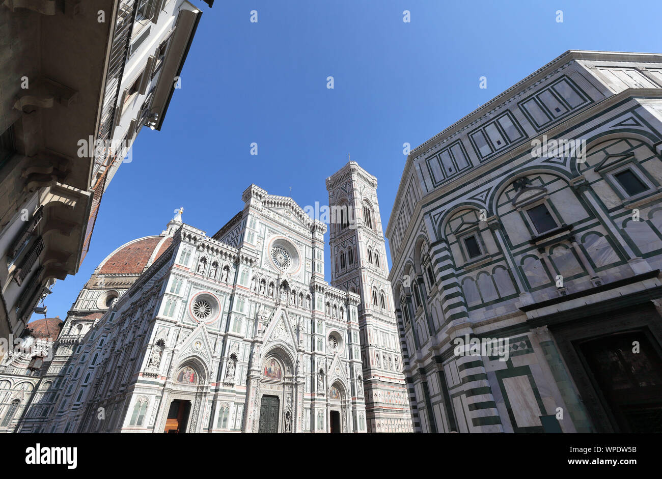 Santa Maria Del Fiore with the Duomo, Florence - Italy Stock Photo - Alamy