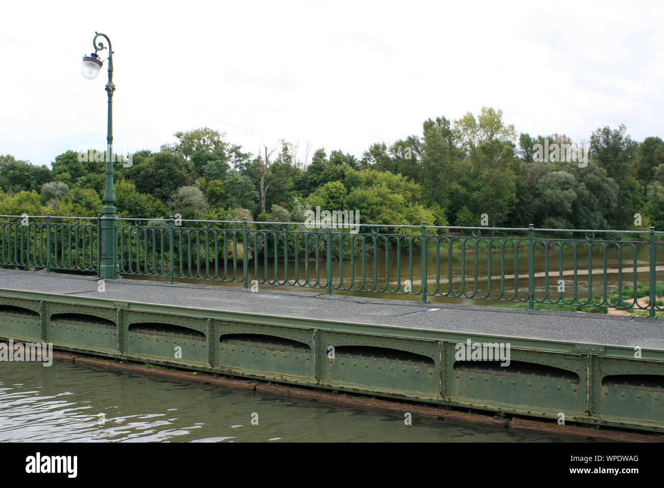 canal bridge (gustave eiffel) in briare (touraine - france Stock Photo ...