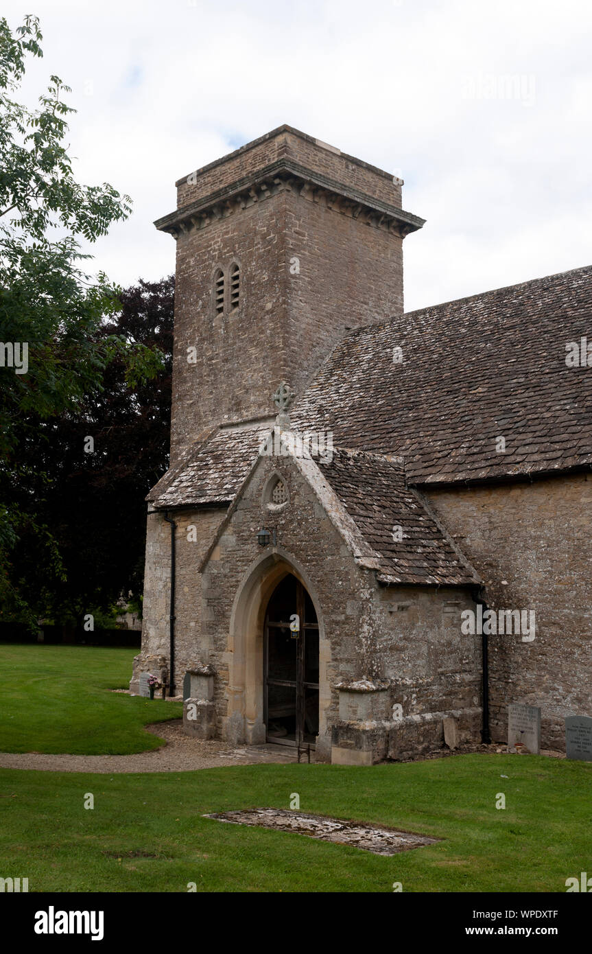 St. Mary`s Church, Driffield, Gloucestershire, England, UK Stock Photo ...