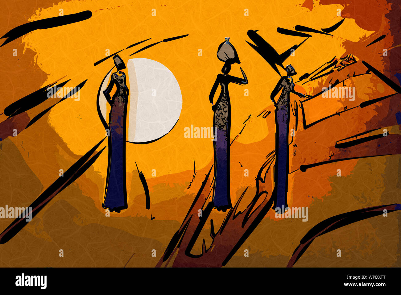 african motive ethnic retro vintage Stock Photo - Alamy