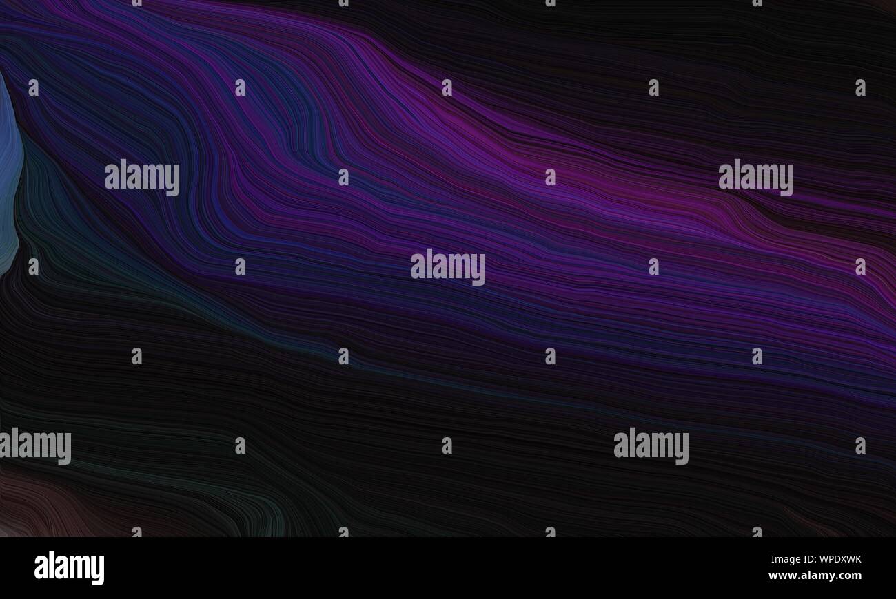 curved lines artwork with very dark pink, indigo and very dark violet ...
