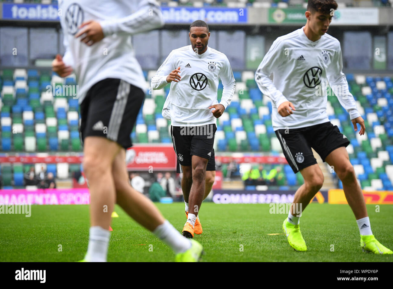 Jonathan Tah (Germany). GES/Fussball/EM qualification: Final training ...