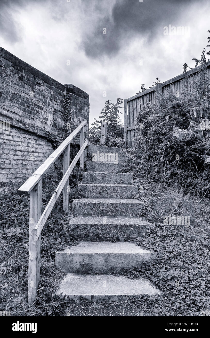 Side step stairs hi-res stock photography and images - Alamy