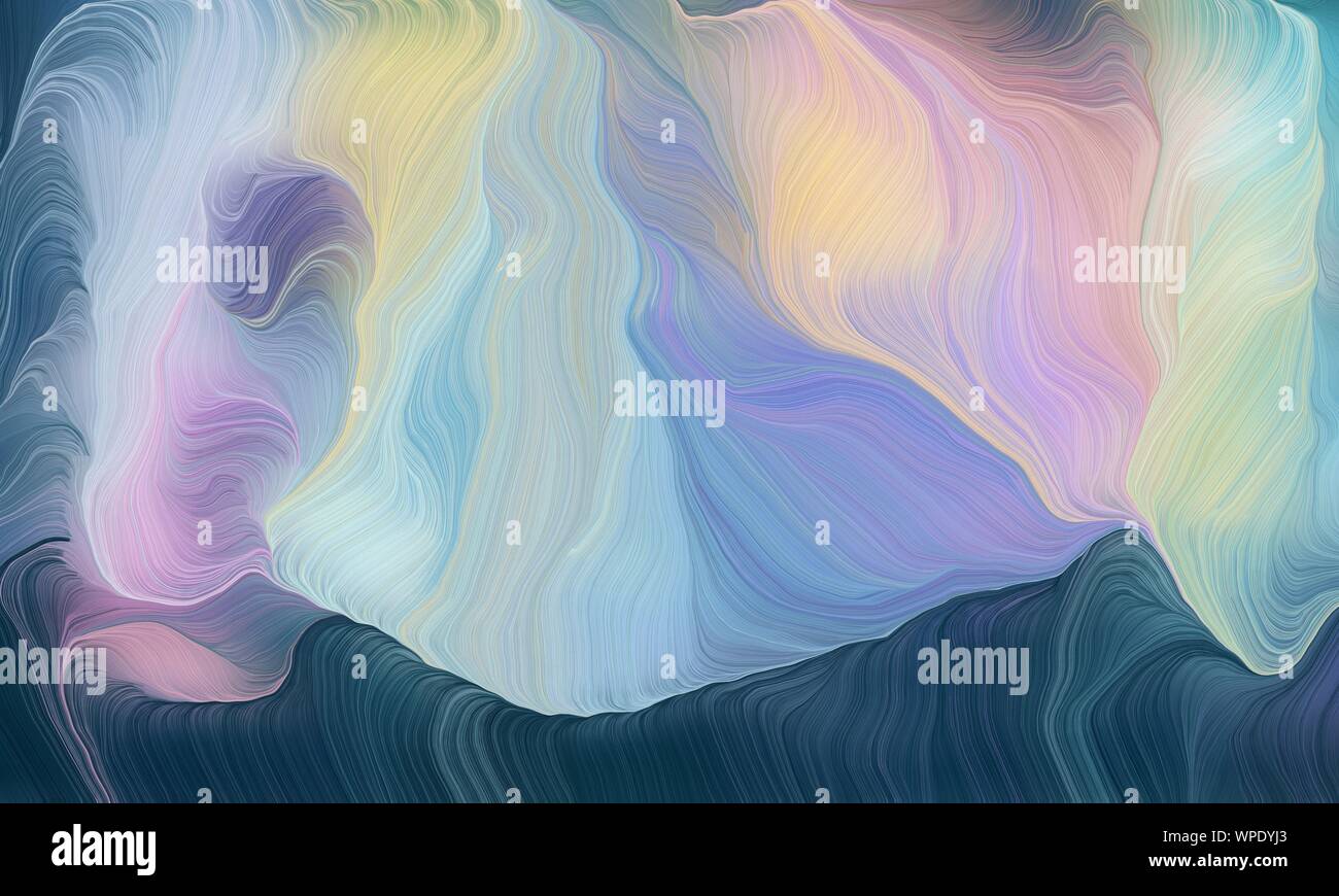 curved lines waves with ash gray, silver and dark slate gray colors ...