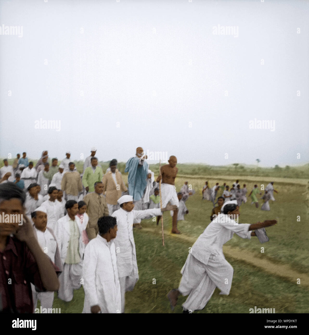 Mahatma gandhi during peace march hi-res stock photography and images ...