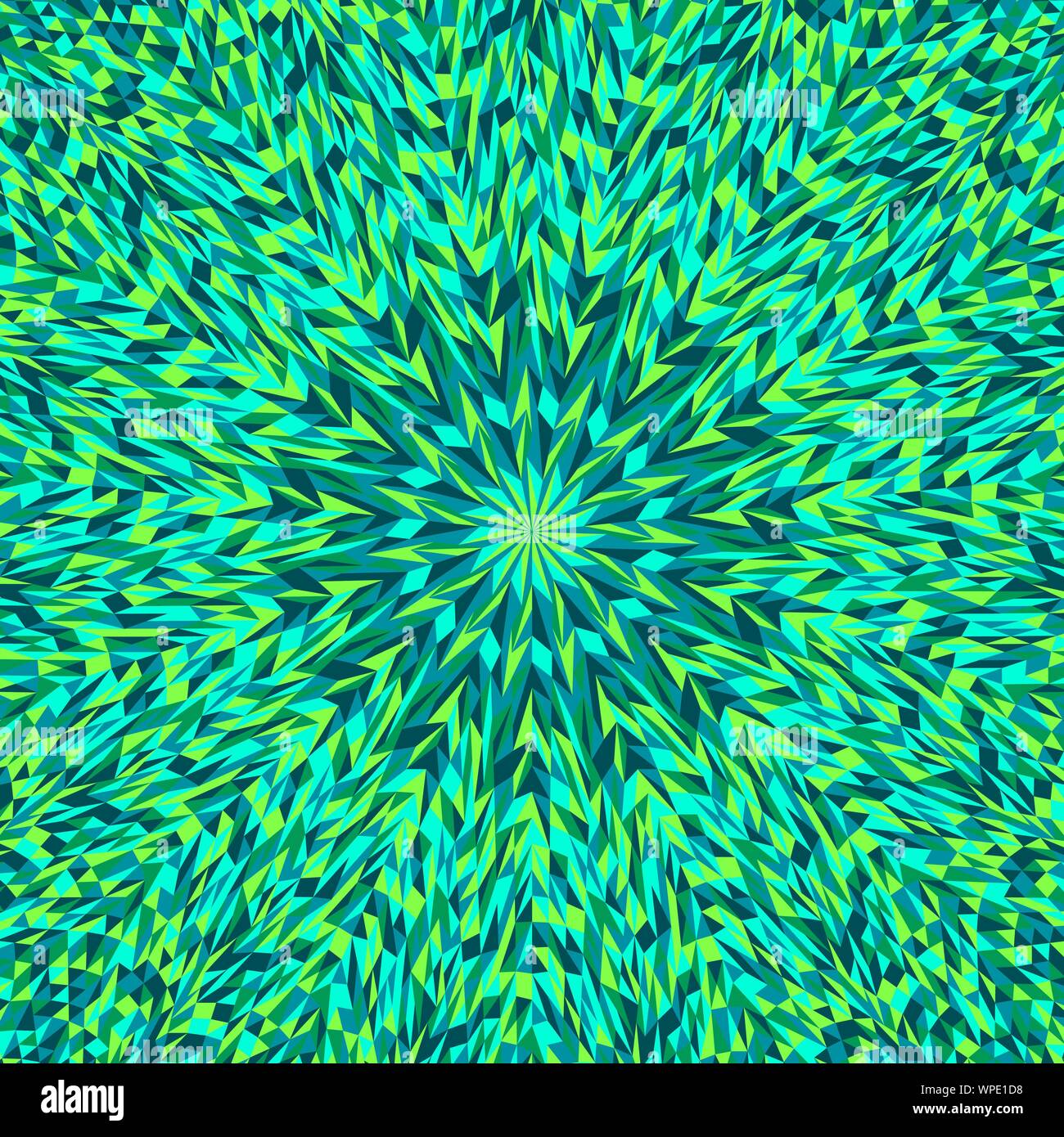 Hypnotic Round Tile Mosaic Pattern Background Design Abstract Circular Polygonal Colorful