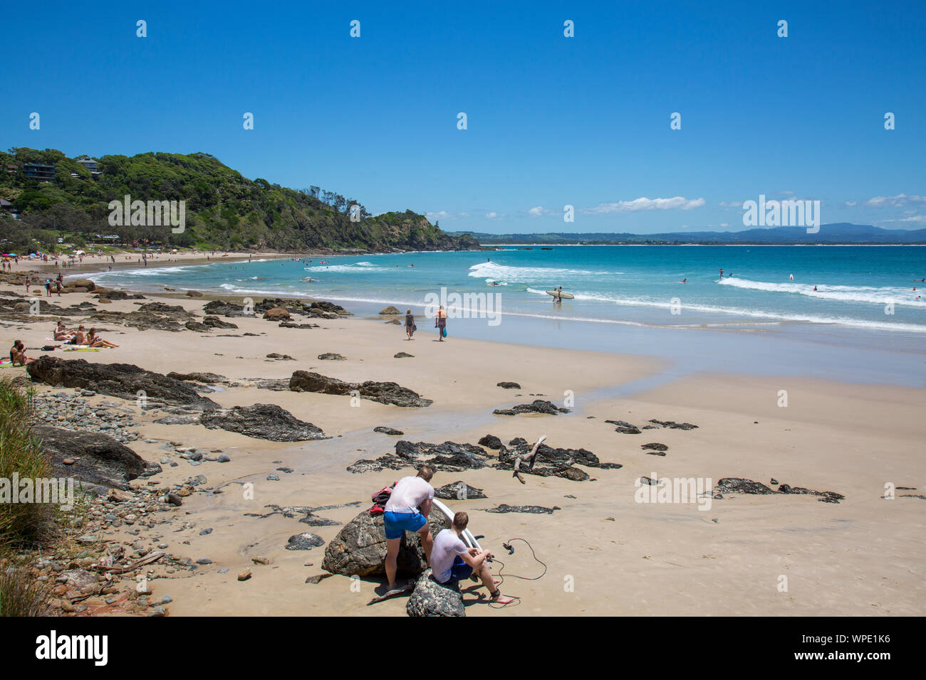 Byron bay beach hi-res stock photography and images - Alamy
