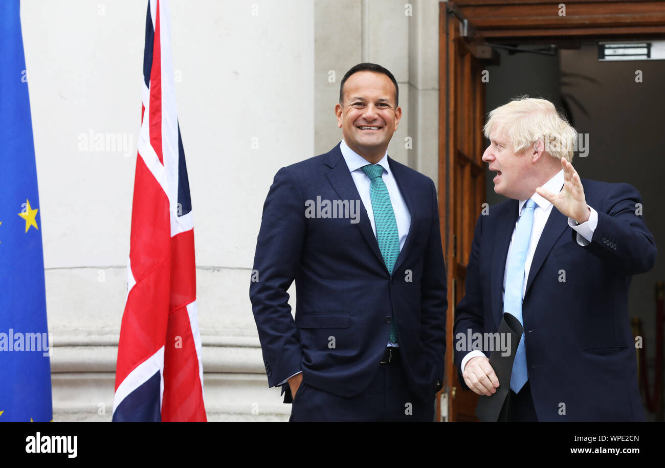 Dublin, Ireland. 9th Sep, 2019. Boris Johnson In Dublin For Brexit ...
