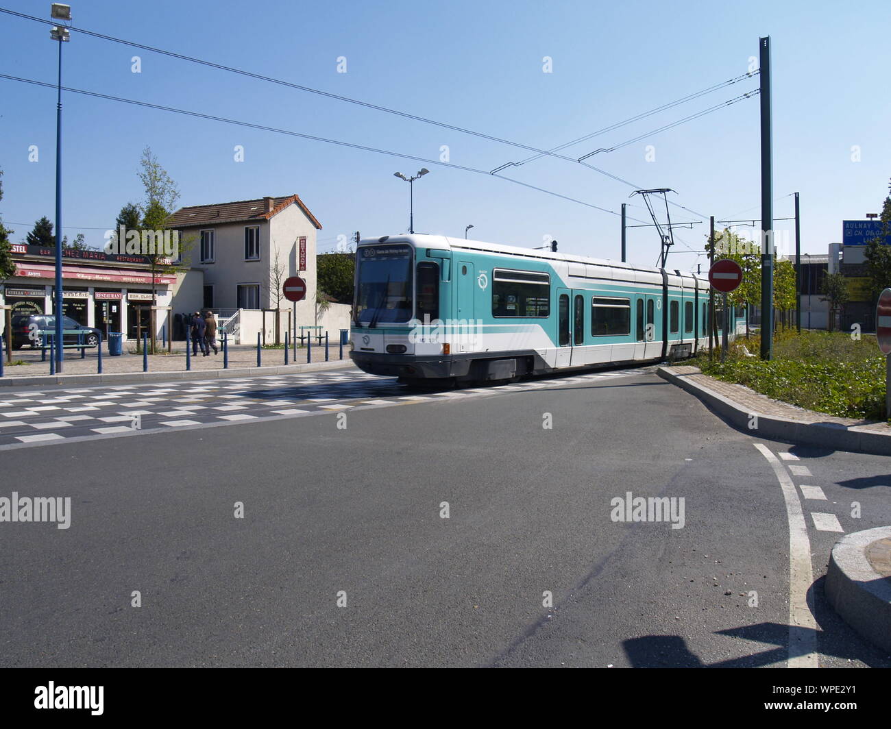 Paris, Tramway T1 Stock Photo - Alamy