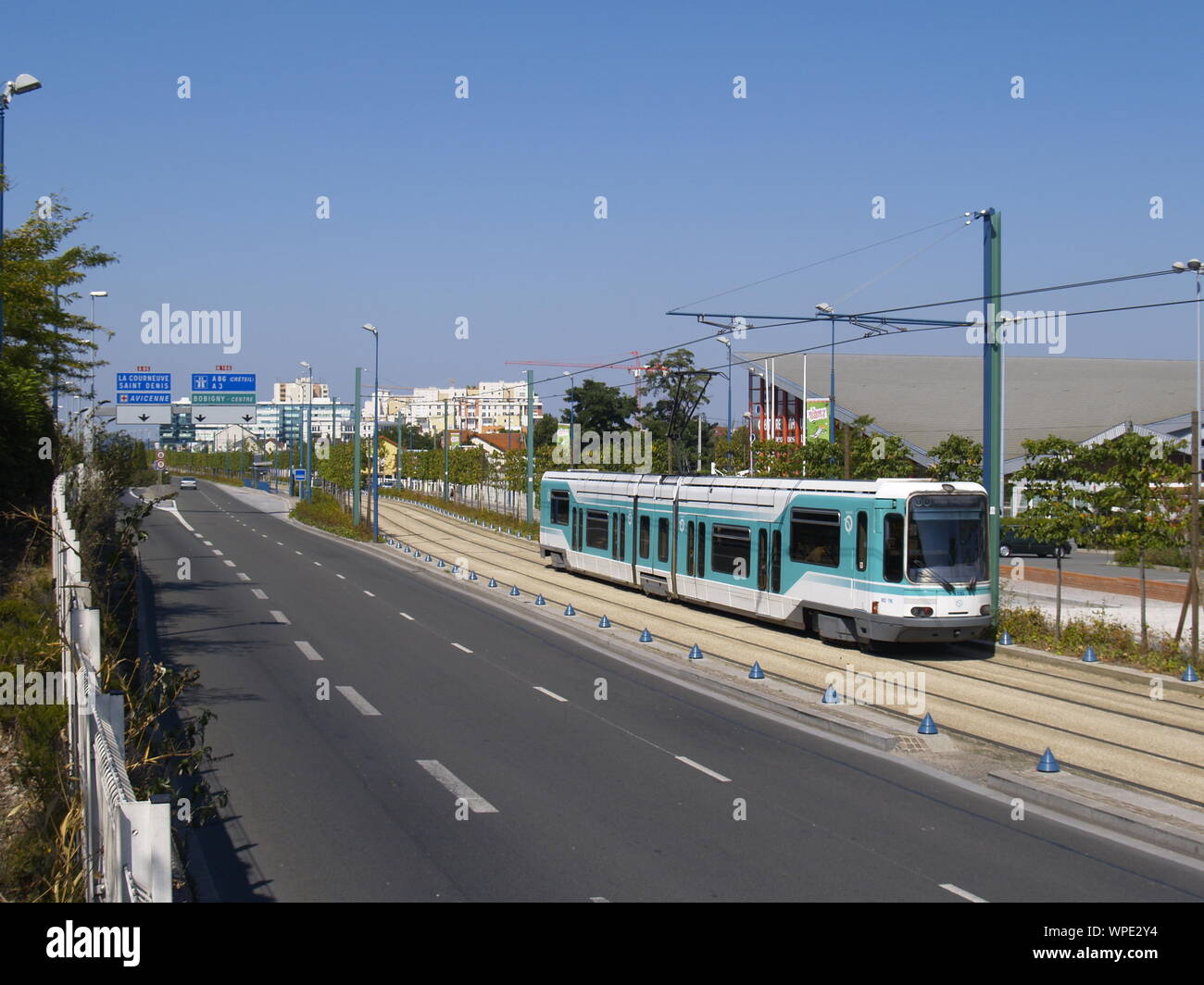 Paris, Tramway T1 Stock Photo - Alamy