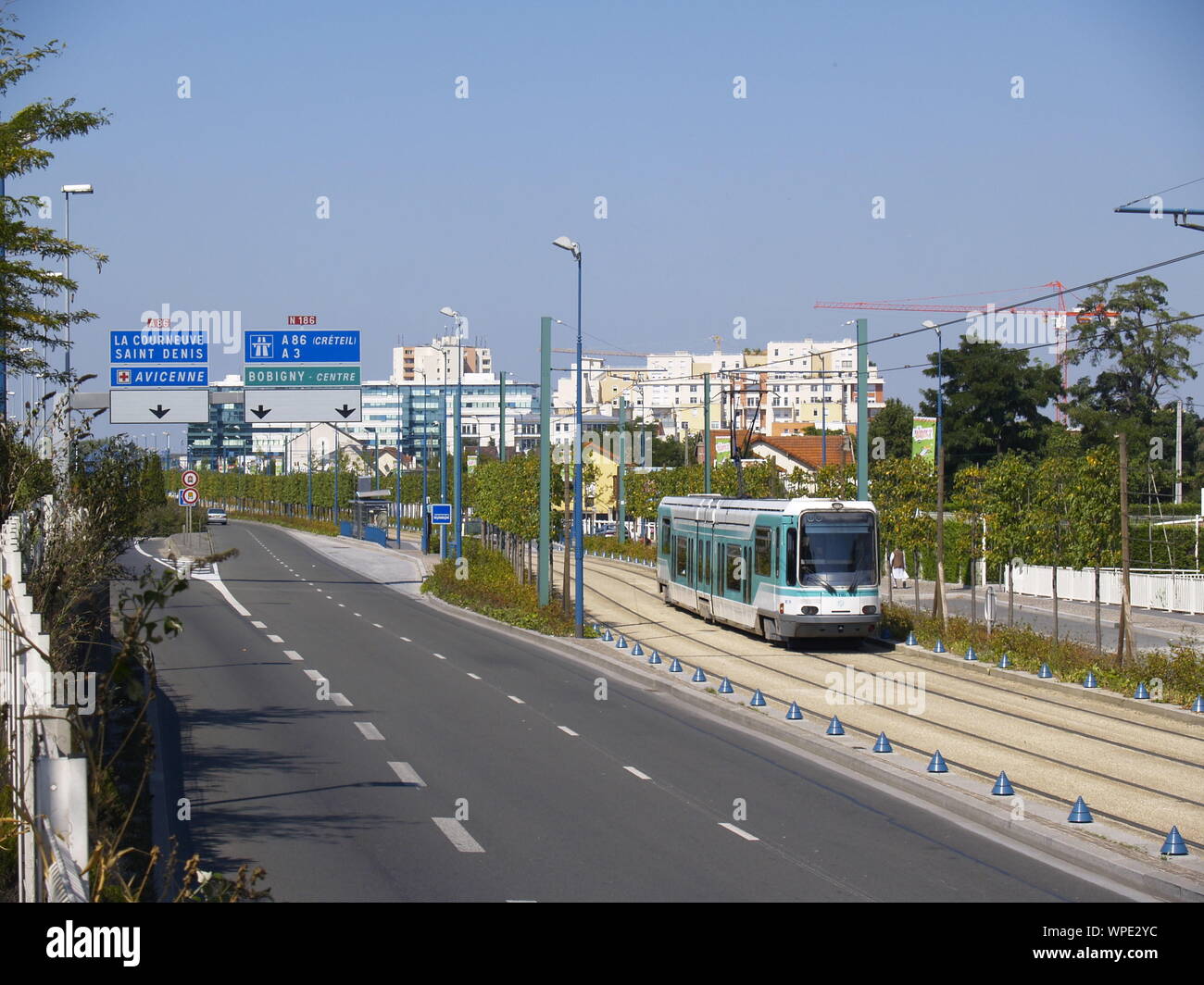 Paris, Tramway T1 Stock Photo - Alamy