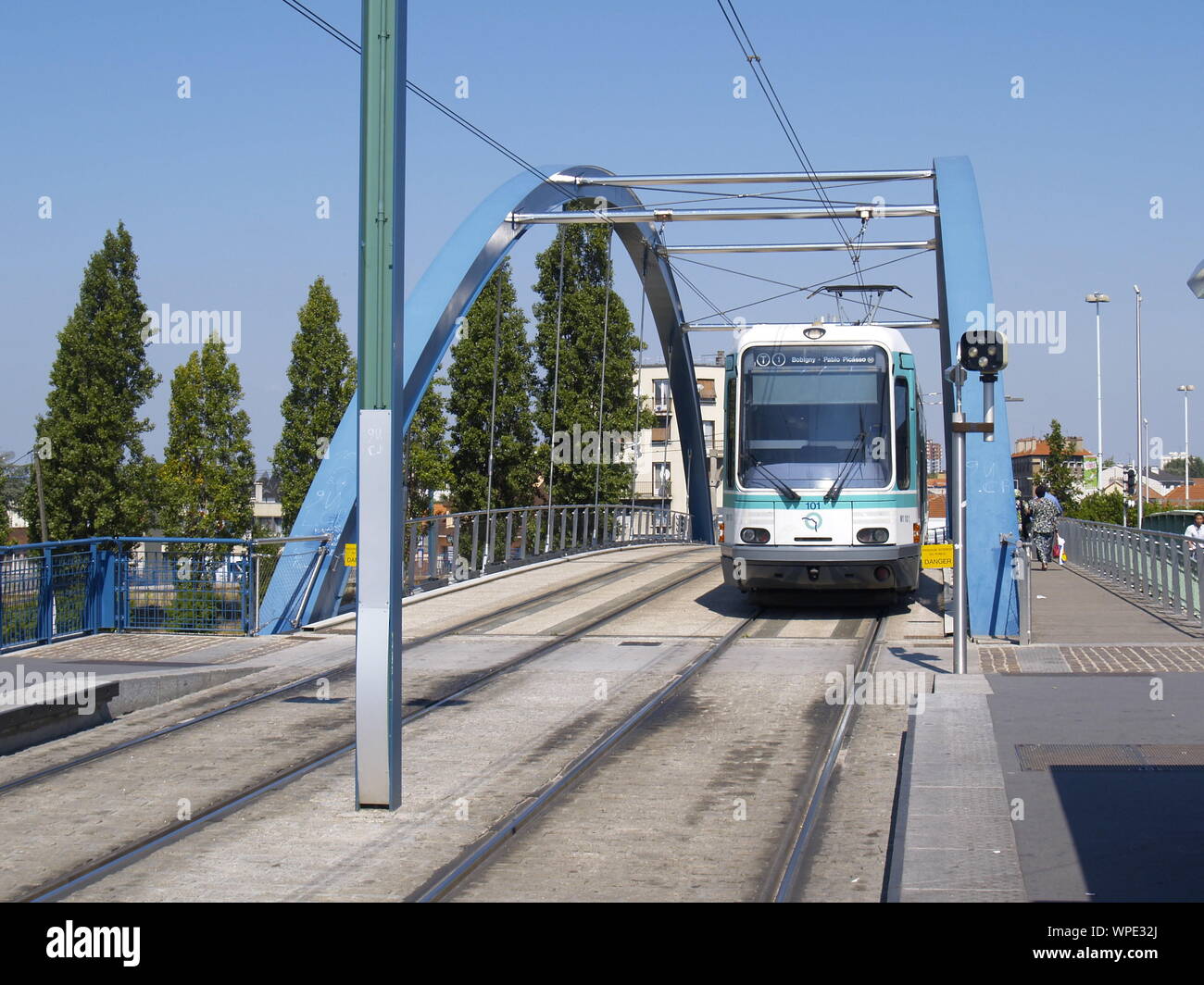 Paris, Tramway T1 Stock Photo - Alamy