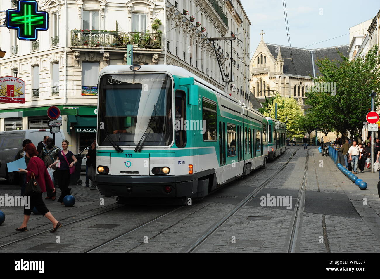 Paris, Tramway T1 Stock Photo - Alamy