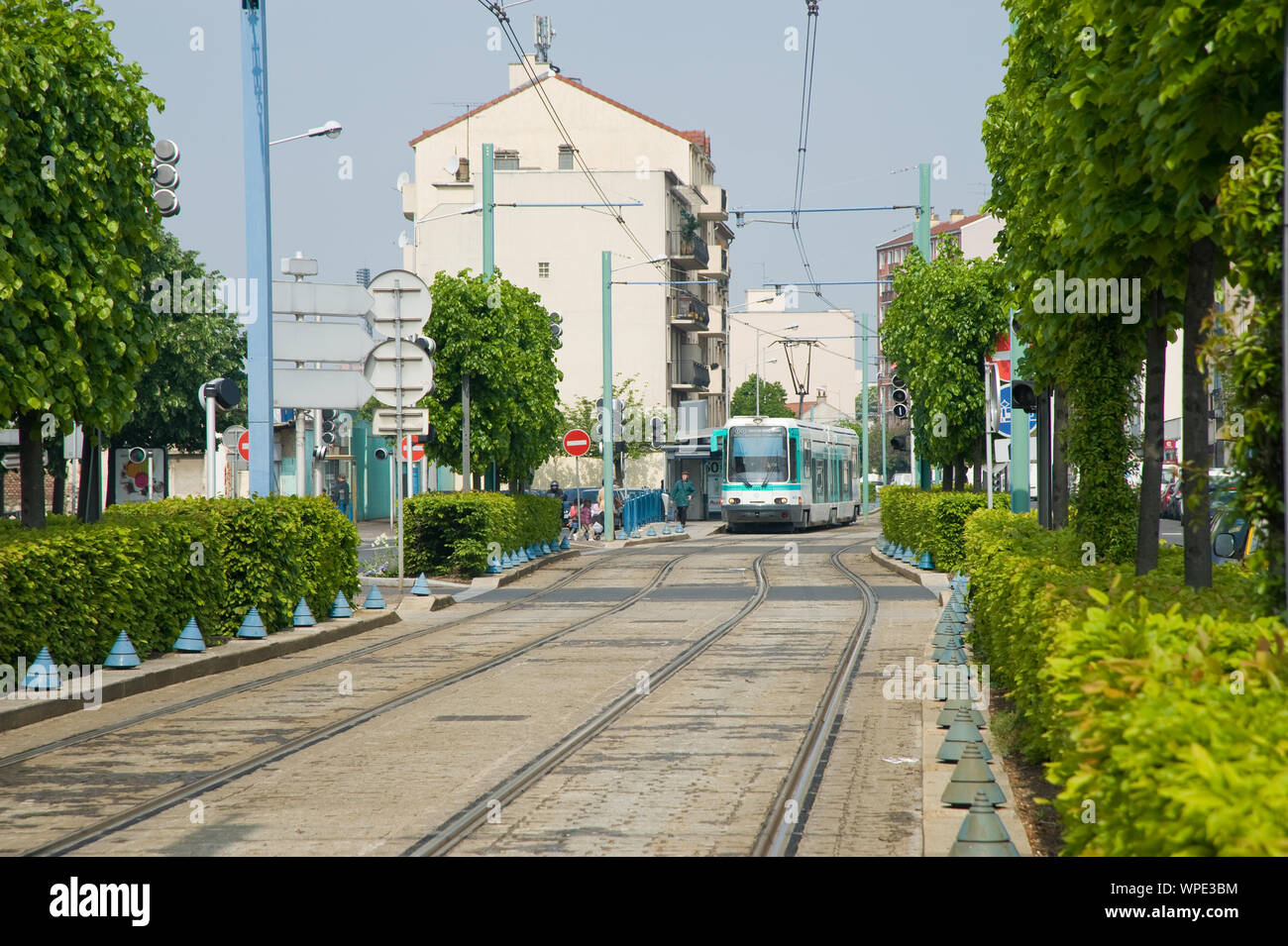 Paris, Tramway T1 Stock Photo - Alamy