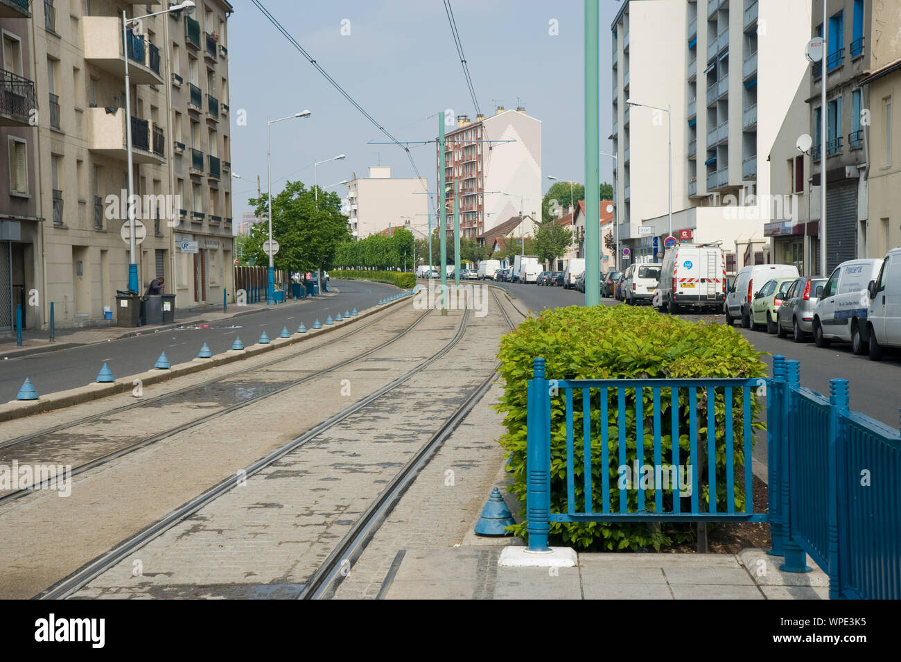 Paris, Tramway T1 Stock Photo - Alamy