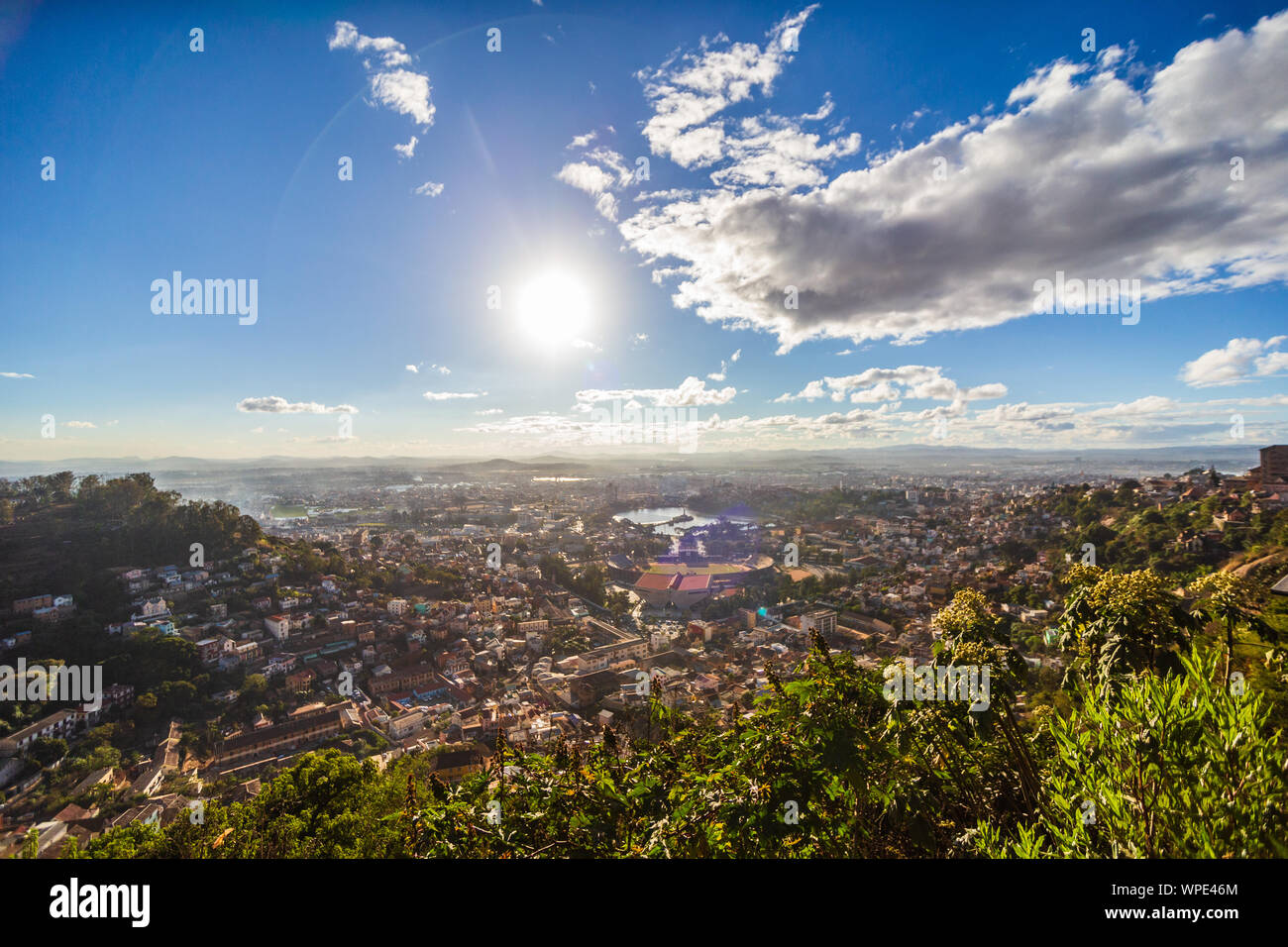 Beautiful cityscape panorama of Antananarivo, Madagascar Stock Photo ...