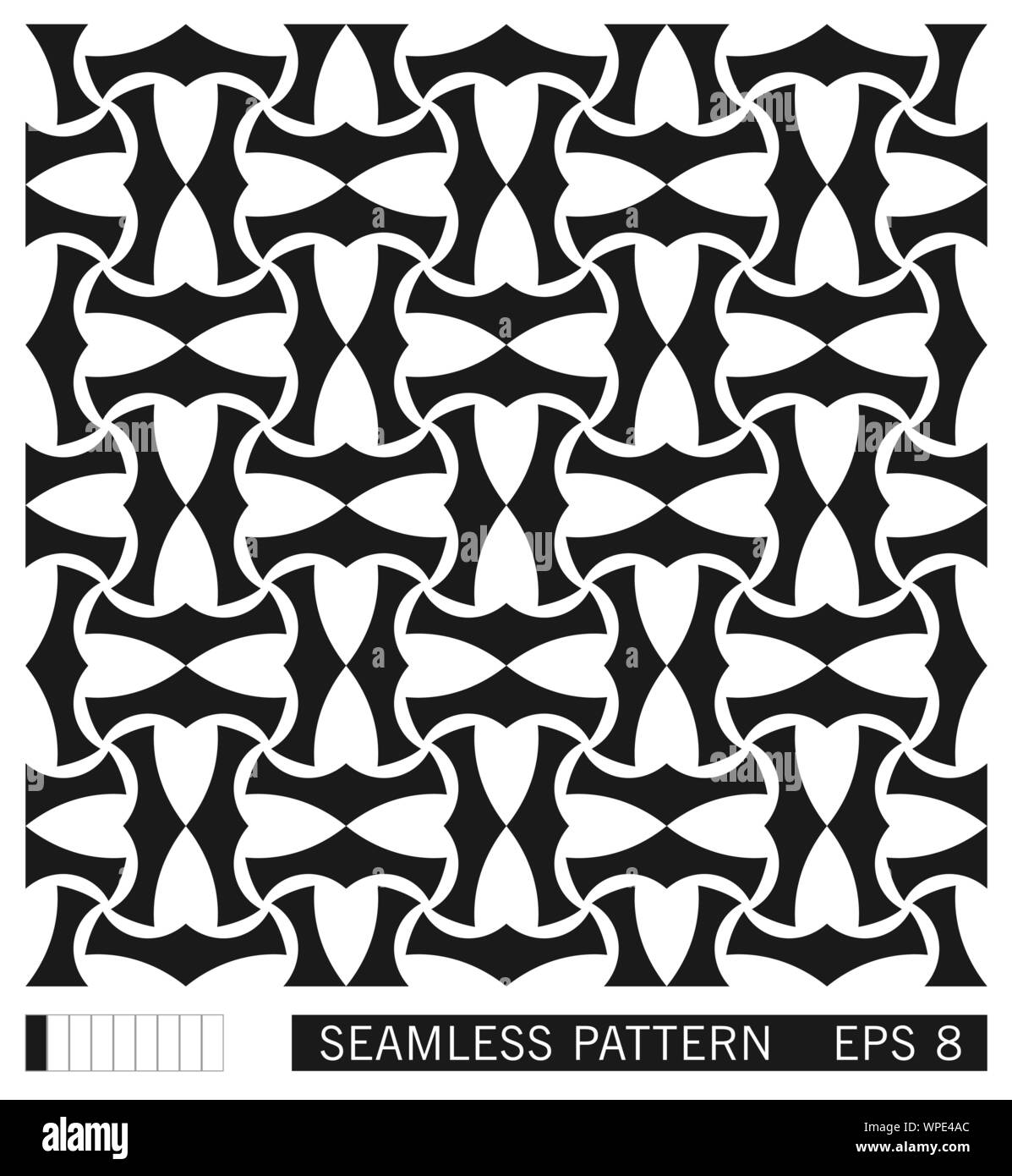 Abstract geometric seamless pattern. Graphic design from freeform ...
