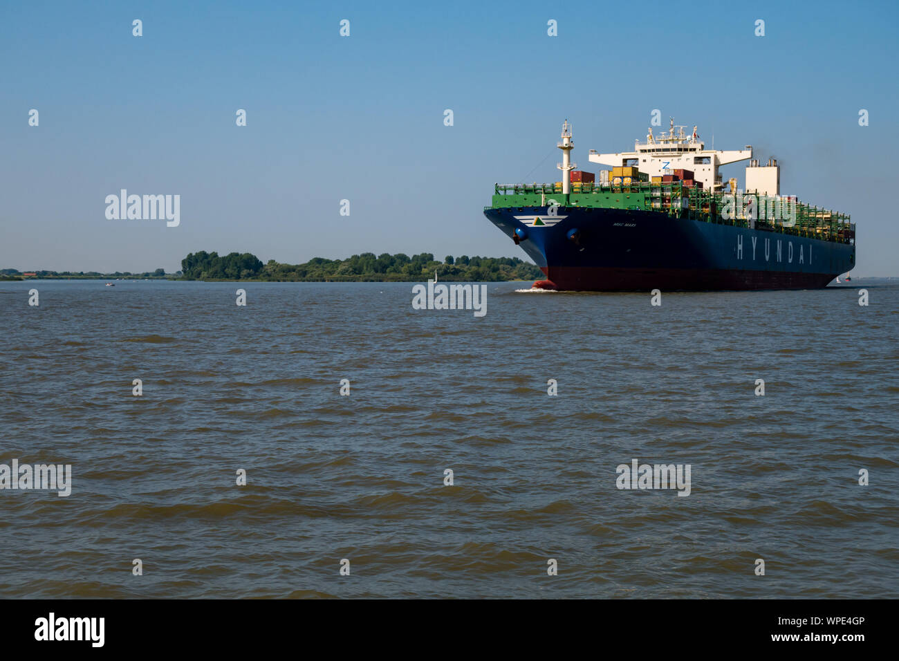 Hamburg, Germany - August 25, 2019: Container vessel MSC MARS from ...