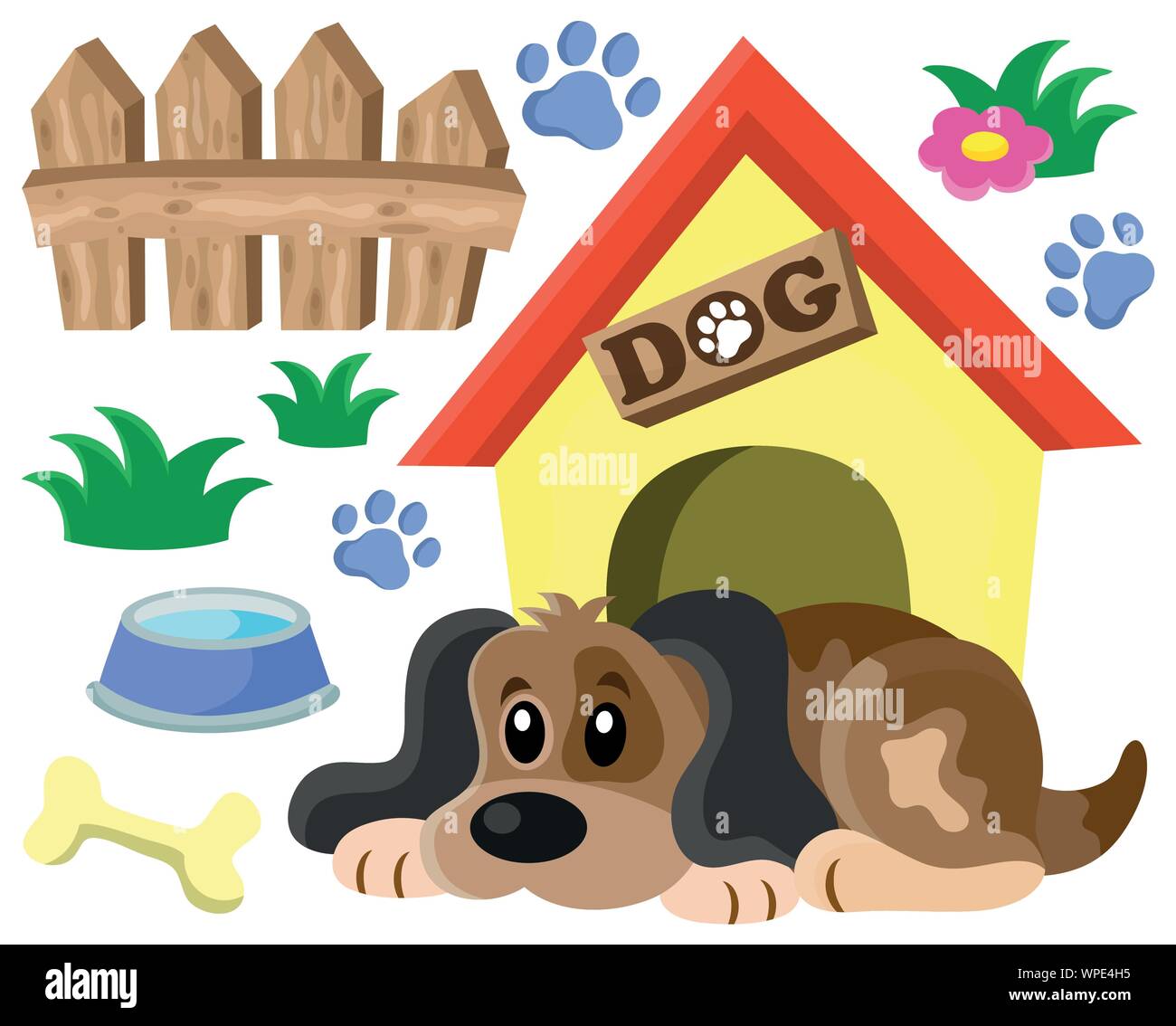 Dog thematic image 1 Stock Vector Image & Art - Alamy
