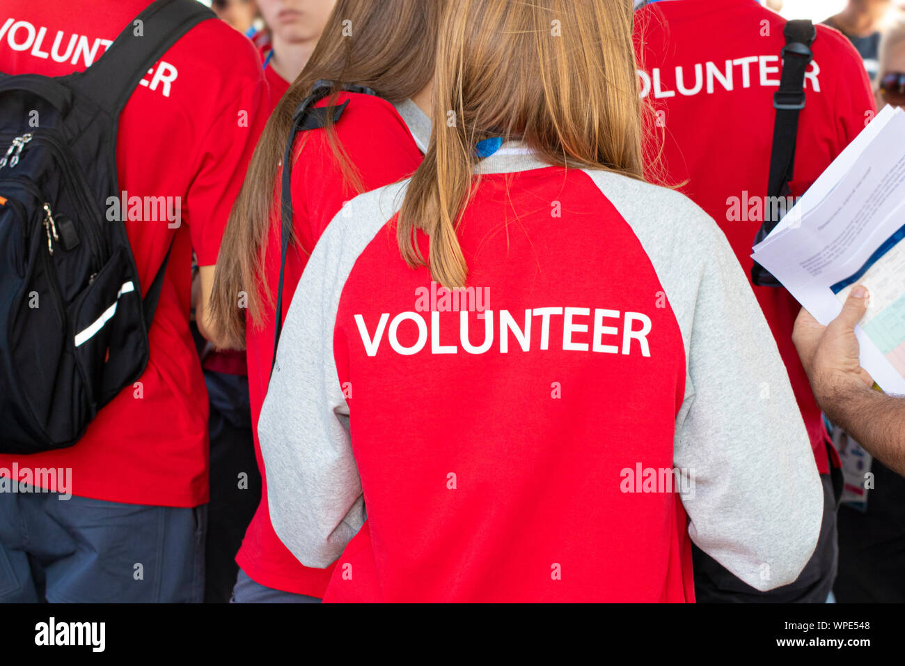 Volunteer team hi-res stock photography and images - Alamy