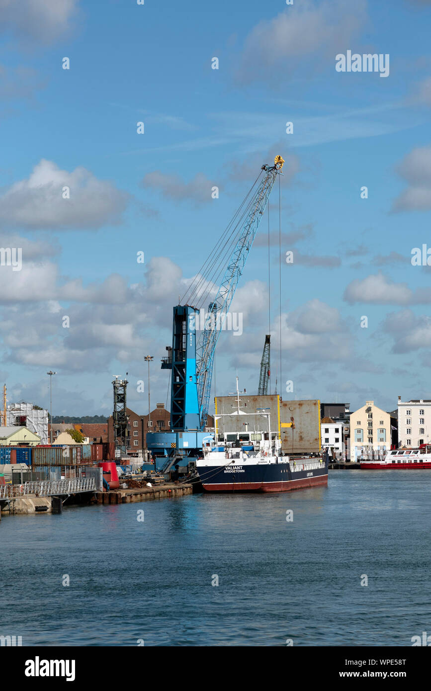 Poole Harbour, Dorset, England, UK. September 2019. The Valiant a ...