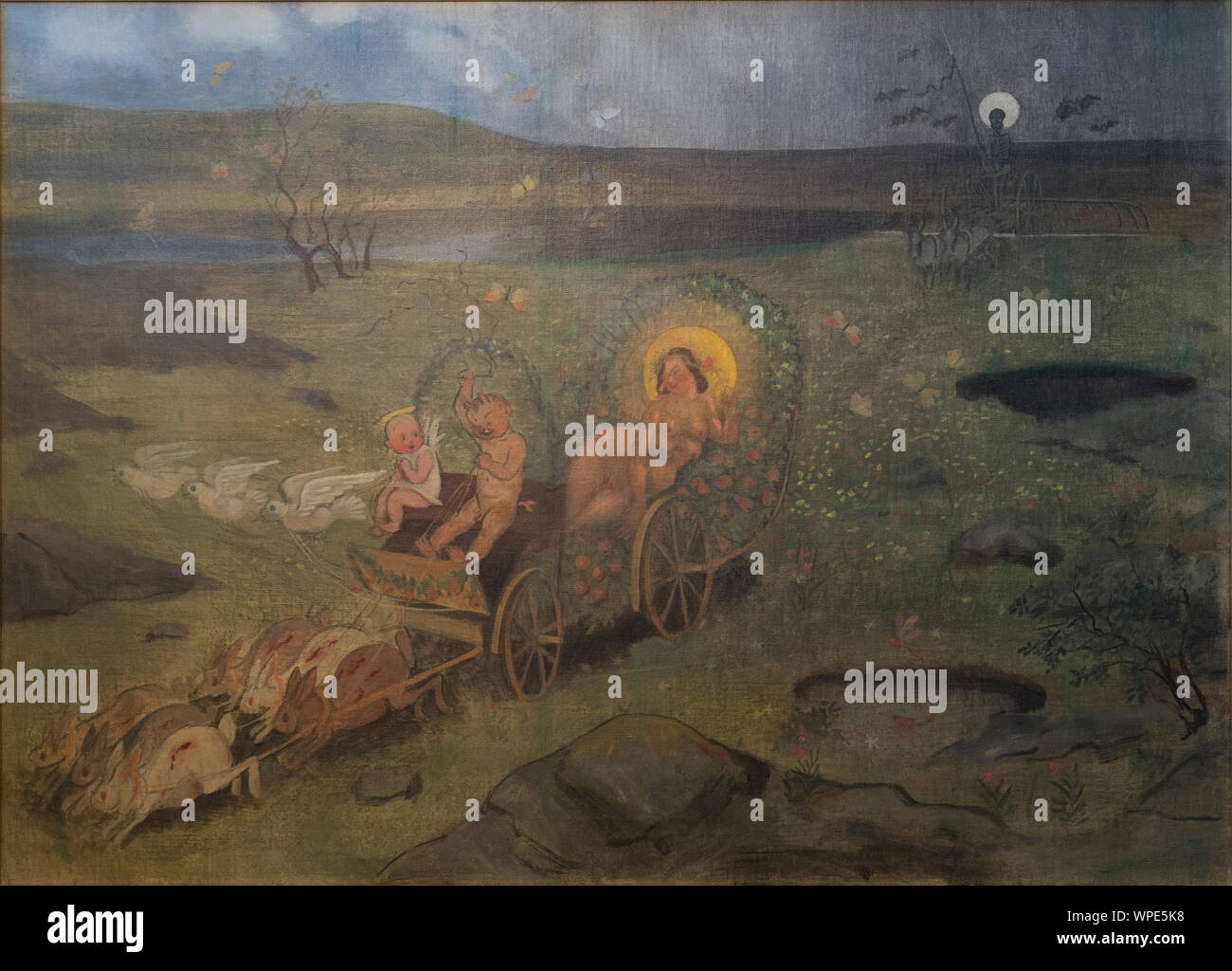 weird creatures vintage art illustration Stock Photo - Alamy