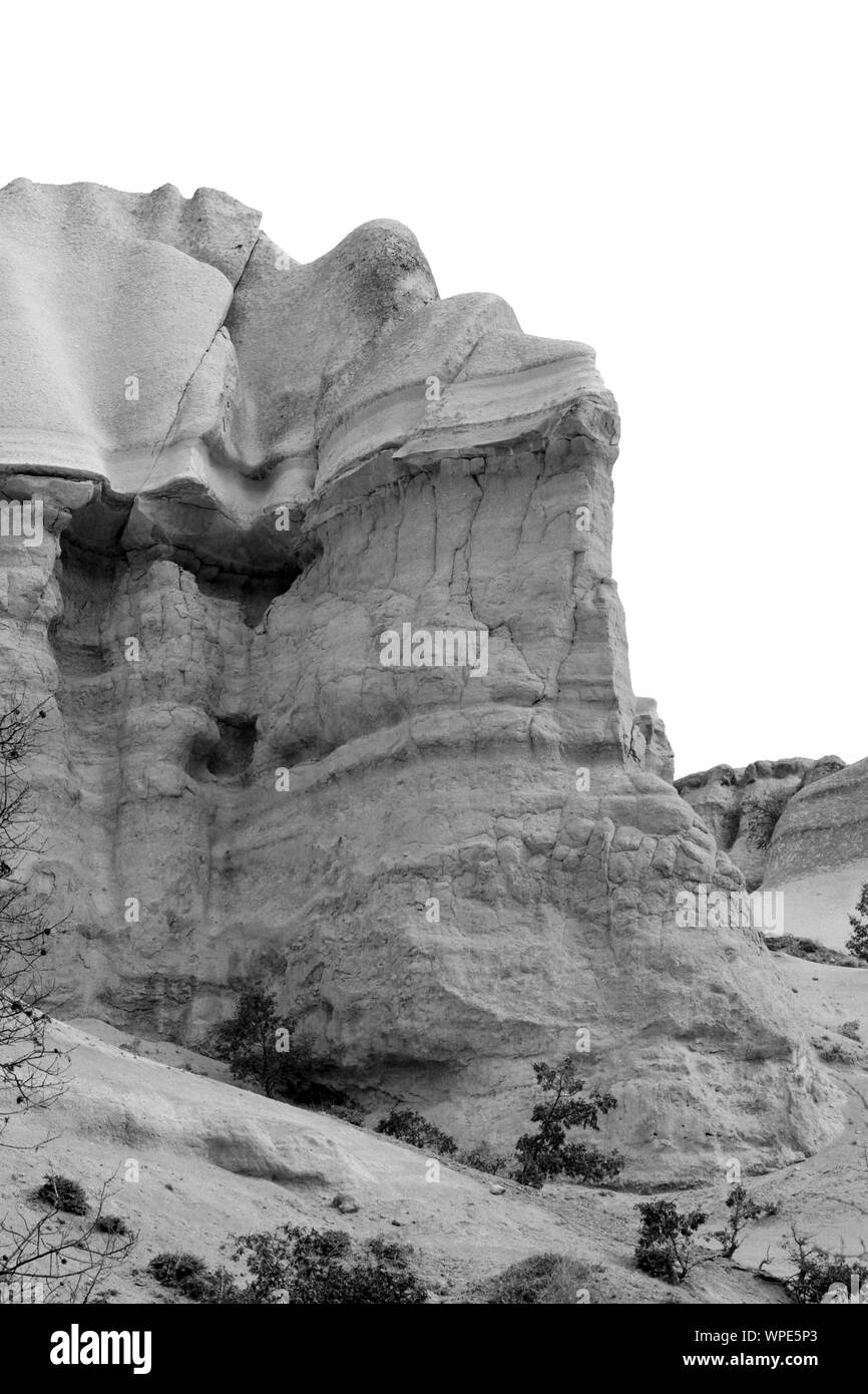 rock formation looks like human face Stock Photo - Alamy