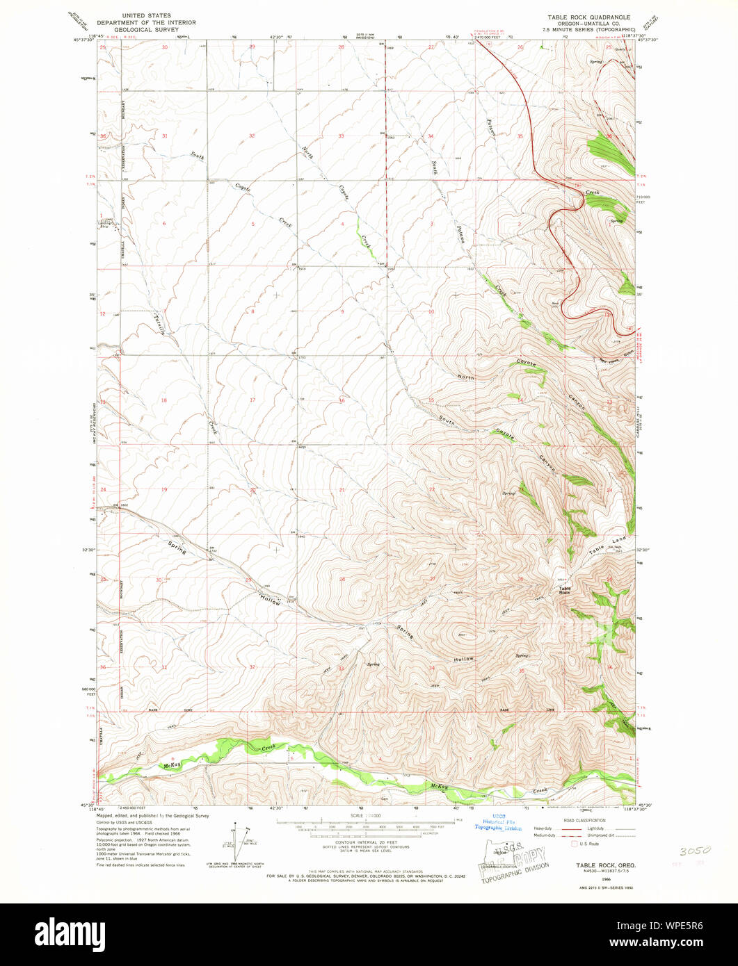 Map of table rock hi-res stock photography and images - Alamy