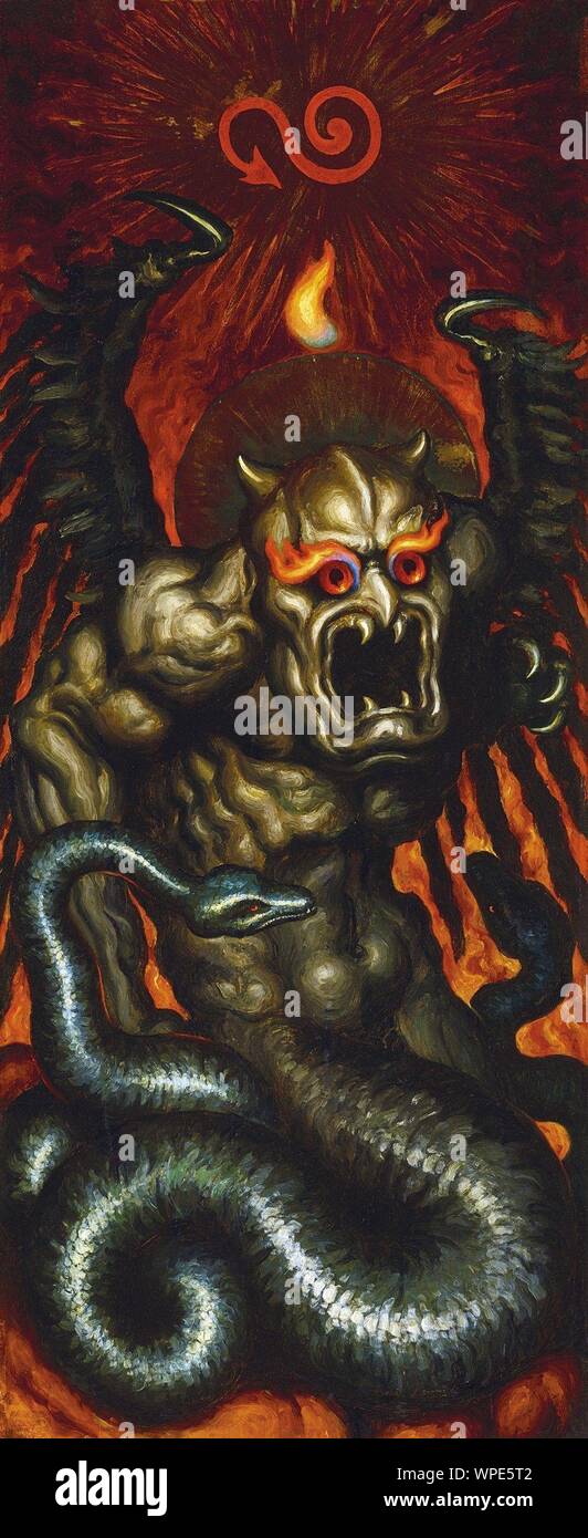 weird creatures vintage art illustration Stock Photo - Alamy