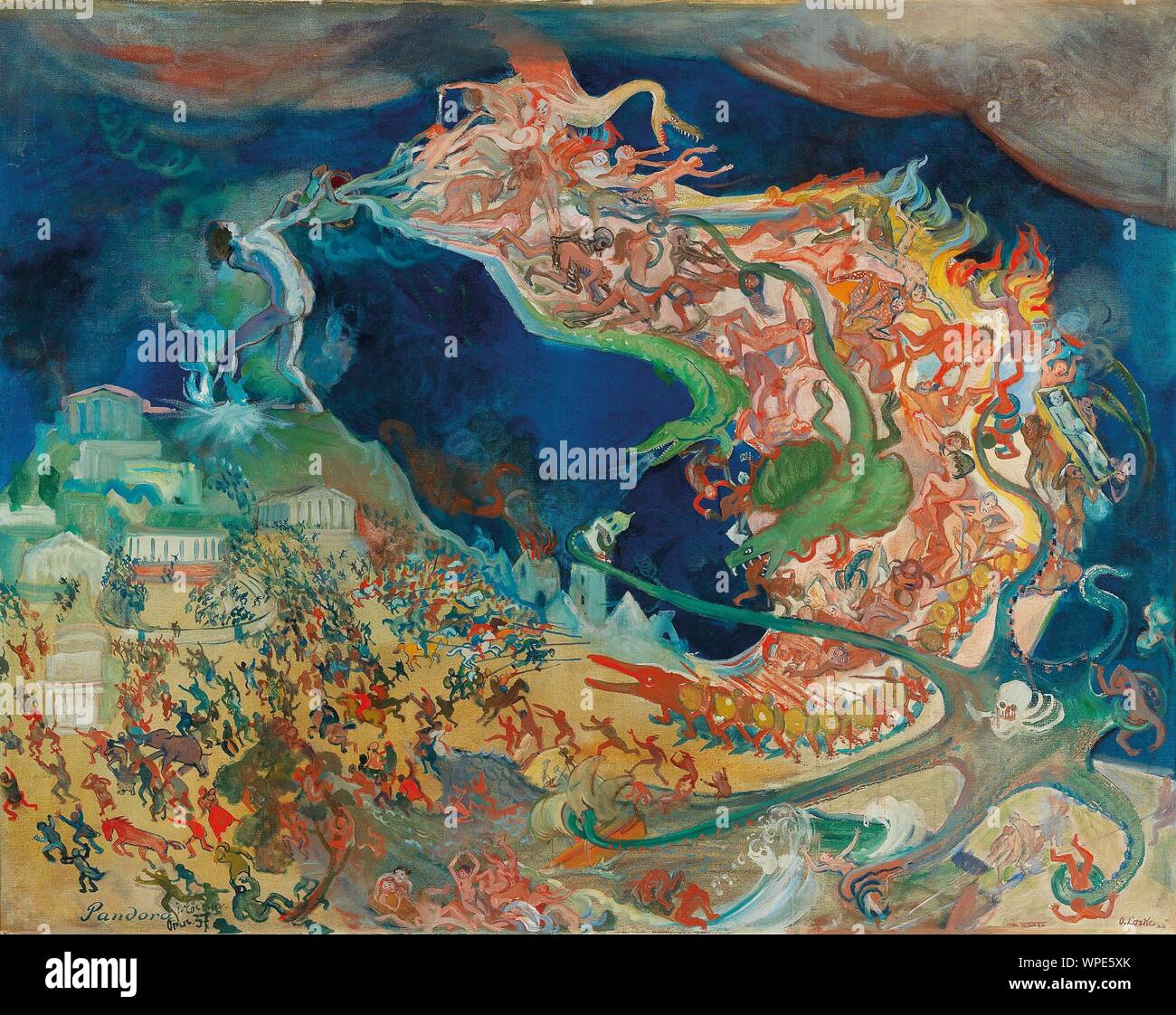 weird creatures vintage art illustration Stock Photo - Alamy