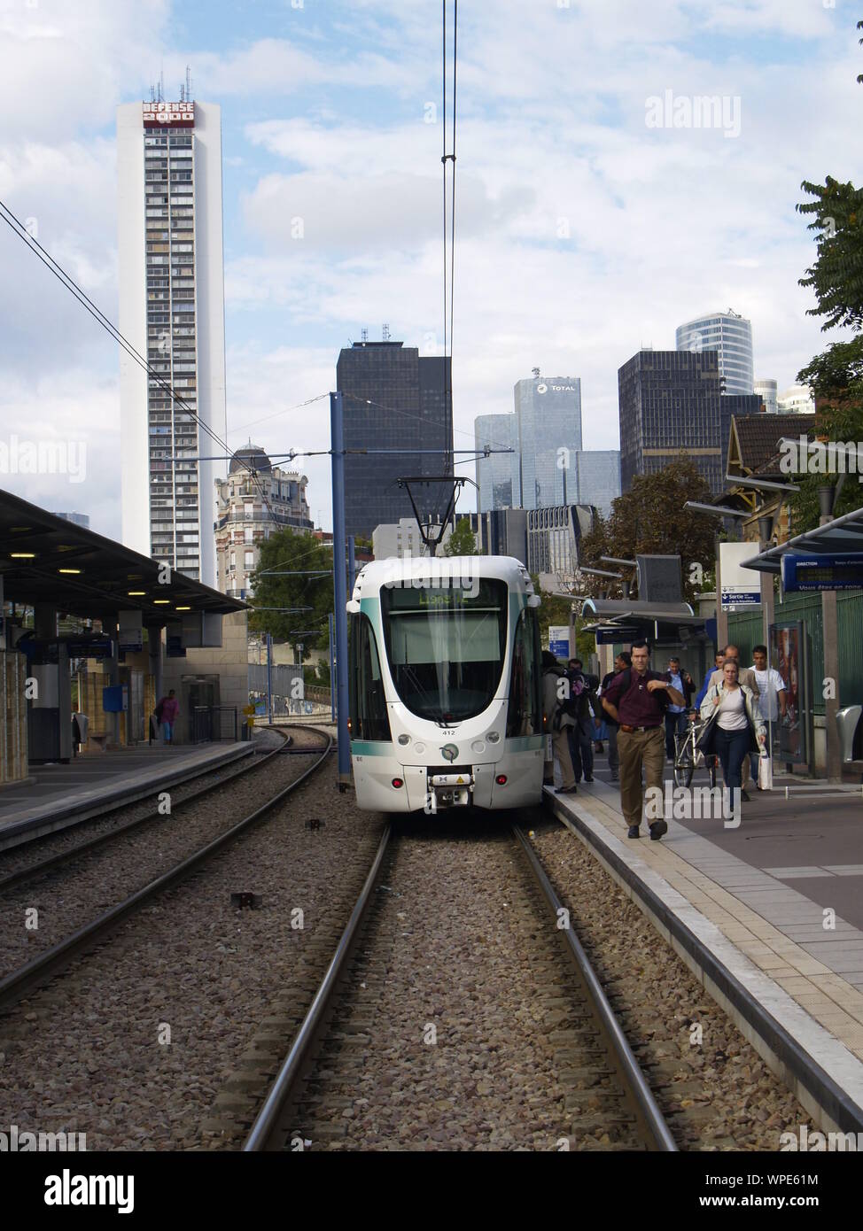 Paris, Tramway T2 Stock Photo - Alamy