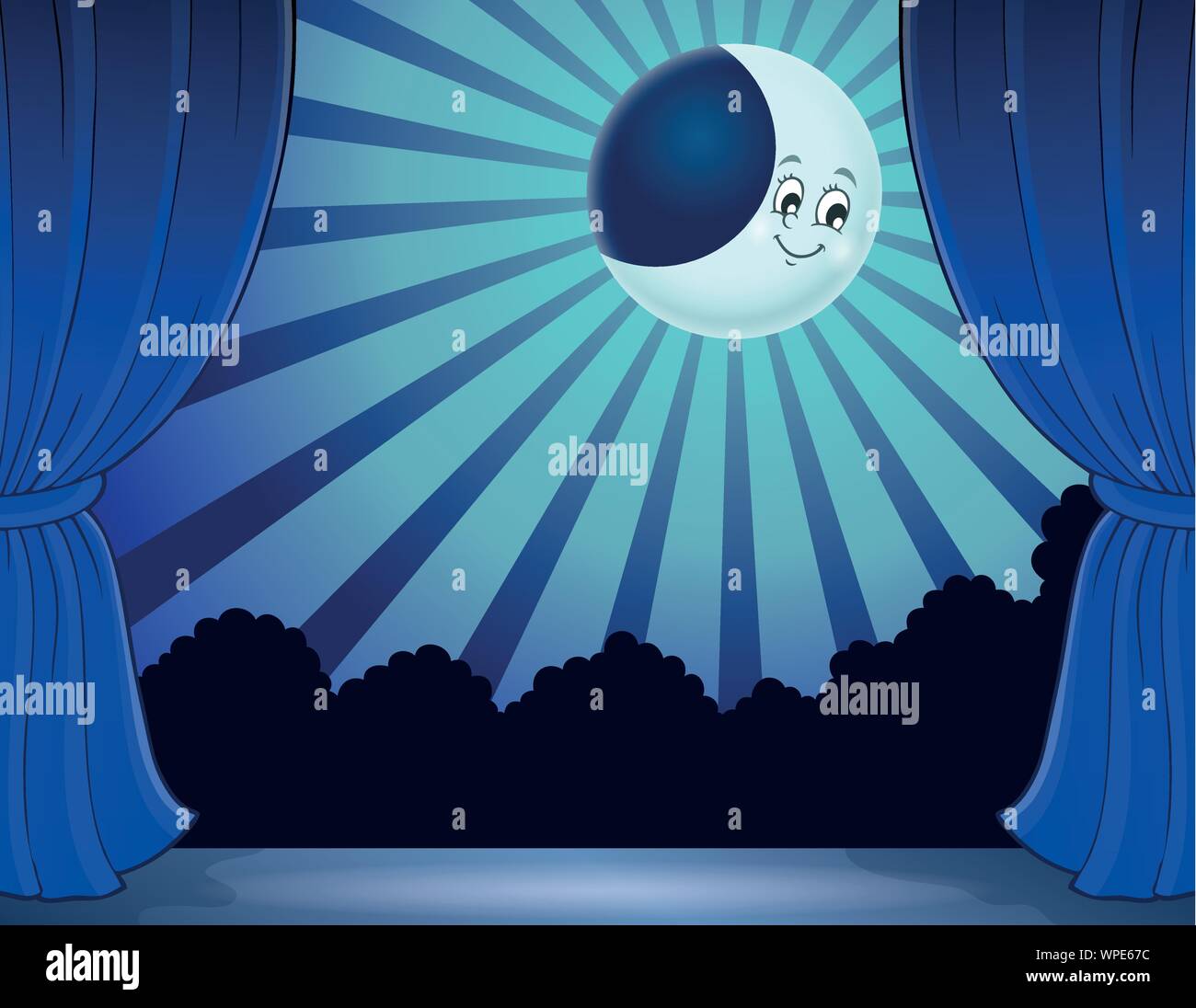 Moon stage prop hi-res stock photography and images - Alamy