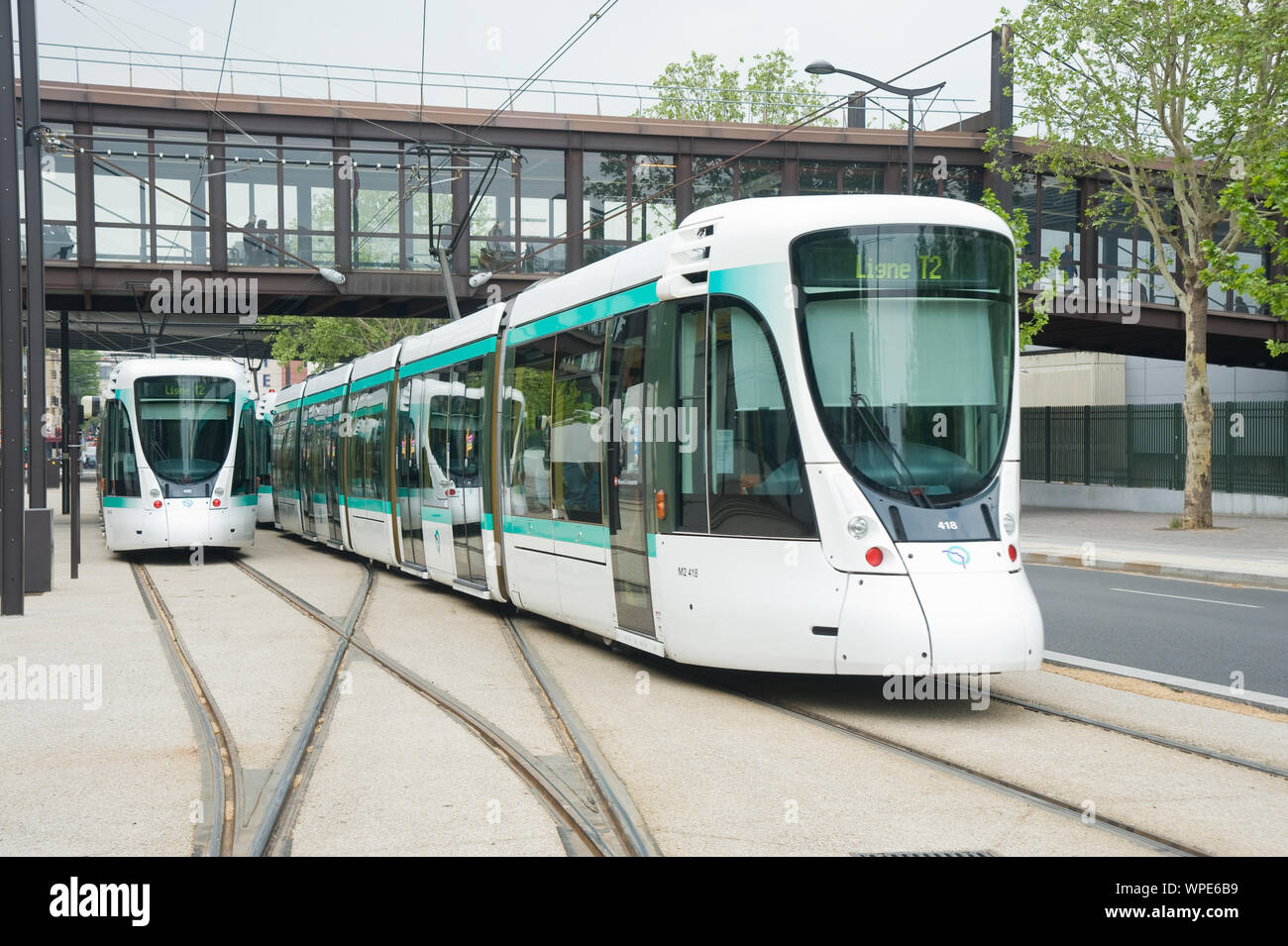 Paris, Tramway T2 Stock Photo - Alamy