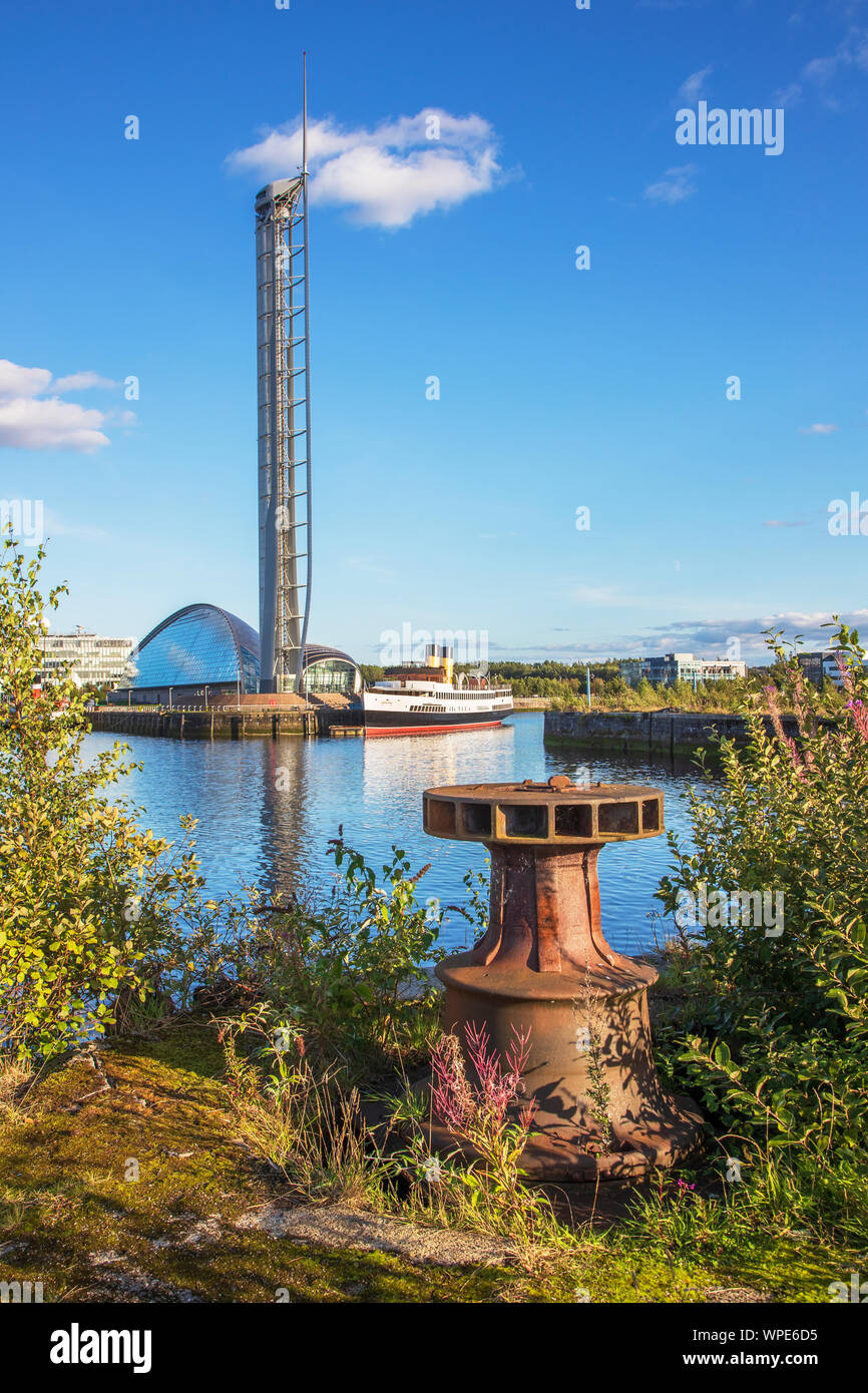 View over the River Clyde from the Govan Graving docks towards the ...