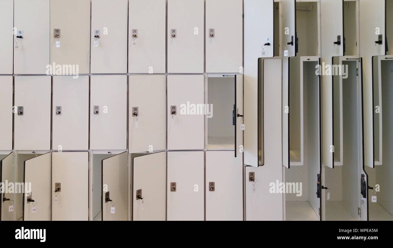 Side lockers hi-res stock photography and images - Alamy