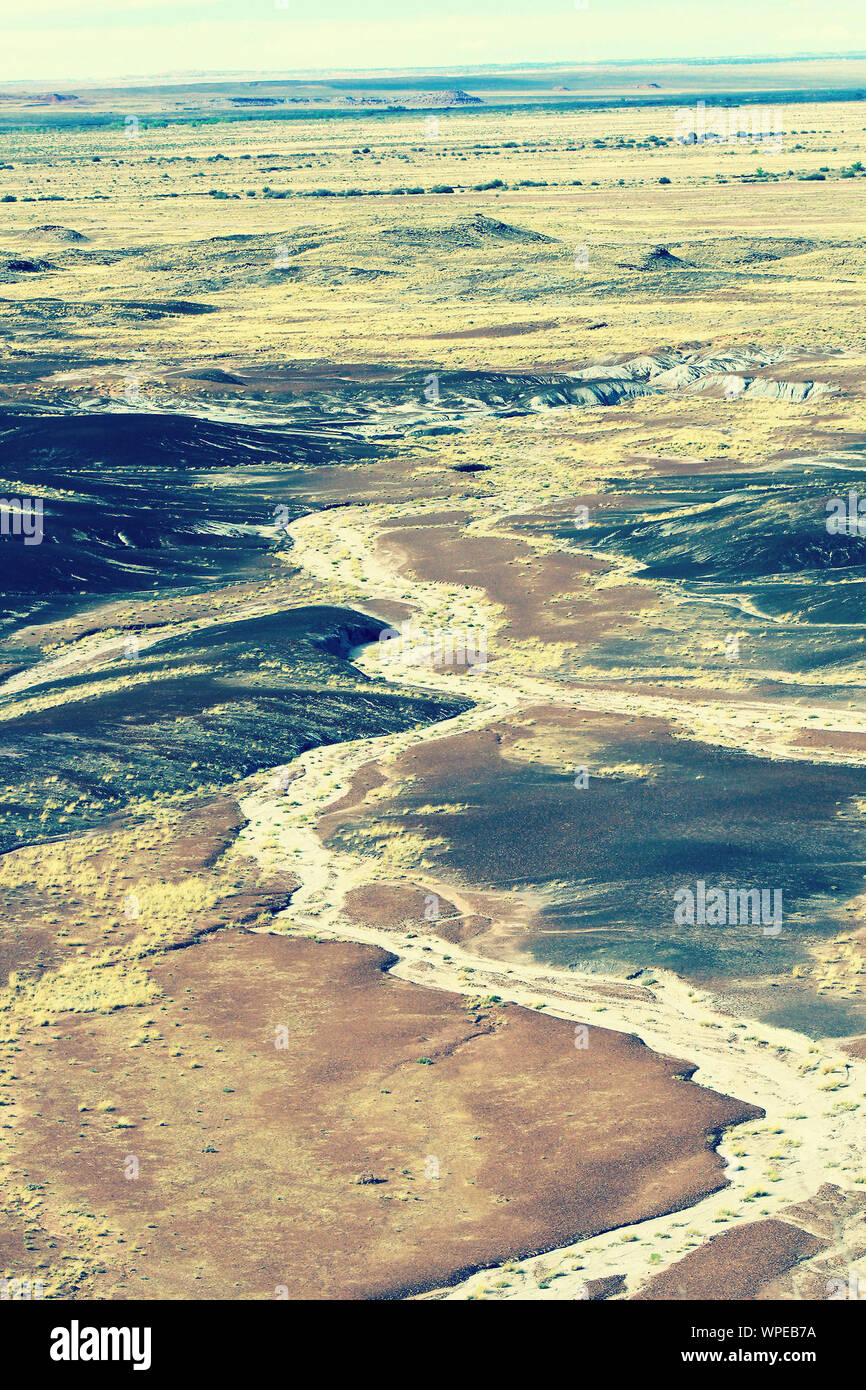 Elevated view of desert landscape hi-res stock photography and images ...