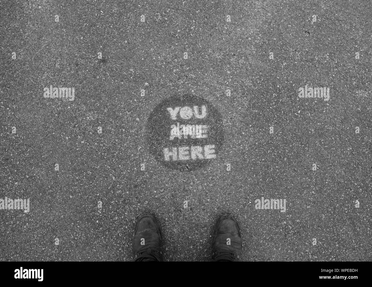 Foot marker hi-res stock photography and images - Alamy