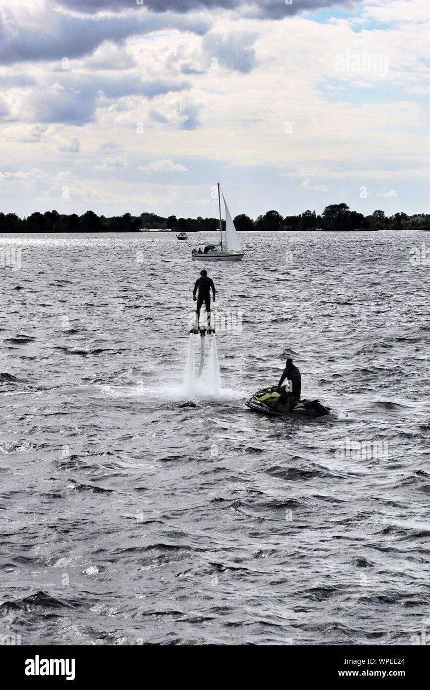 Sea Water Skiing High Resolution Stock Photography and Images - Alamy