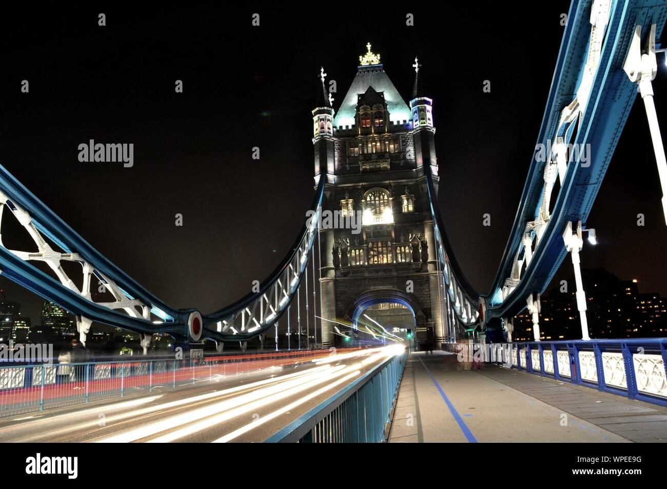 Road bridge light night hi-res stock photography and images - Alamy