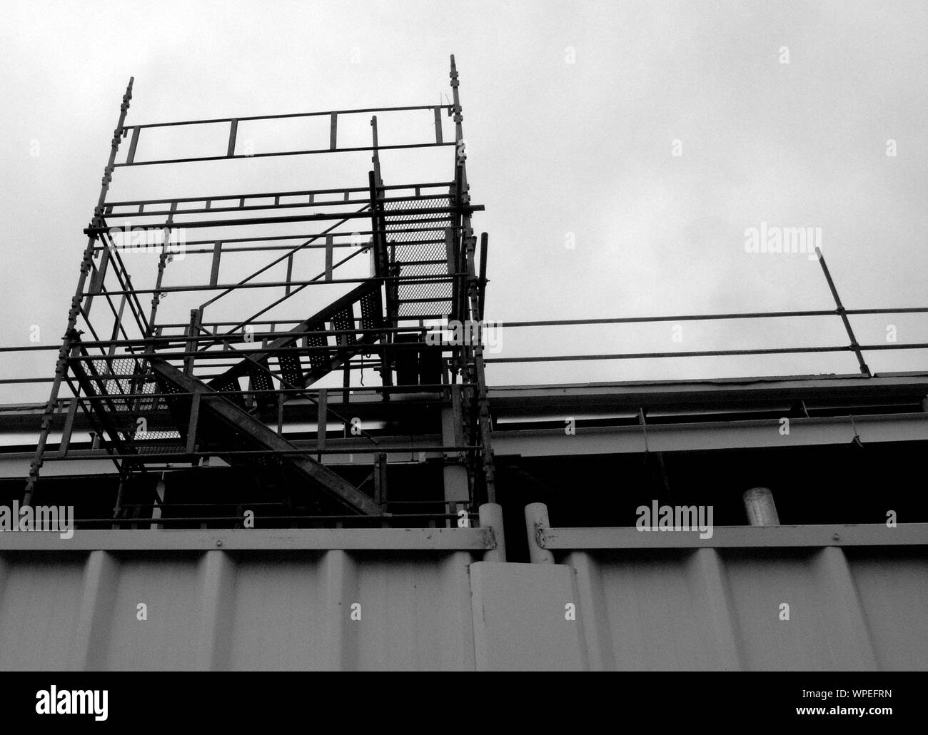 Construction incomplète Black and White Stock Photos & Images - Alamy