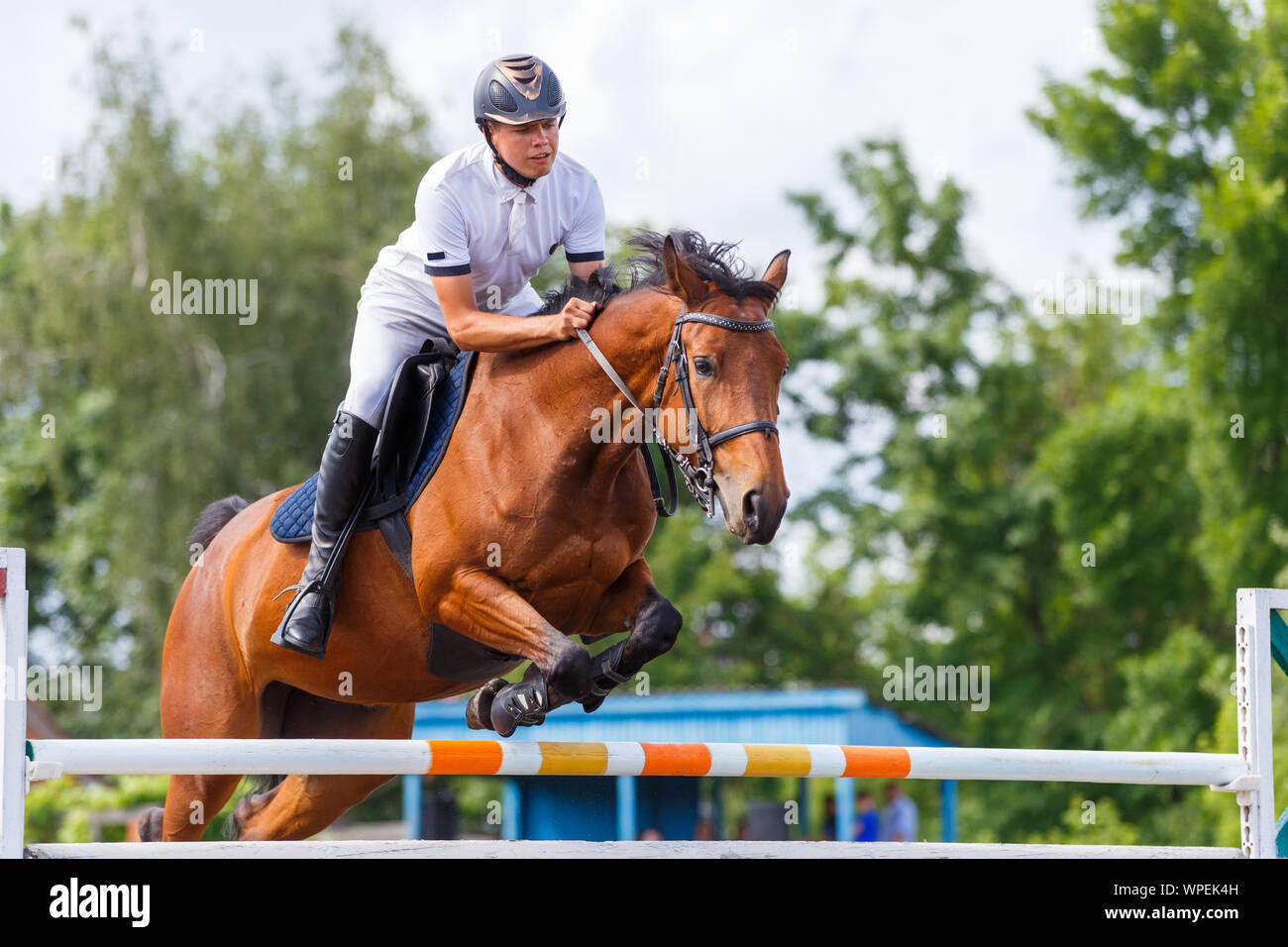 Male jump jockey hi-res stock photography and images - Alamy
