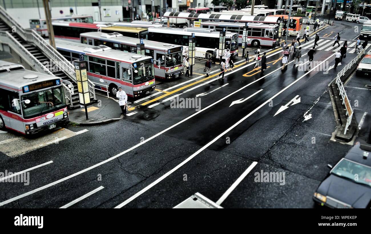 People on buses hi-res stock photography and images - Alamy